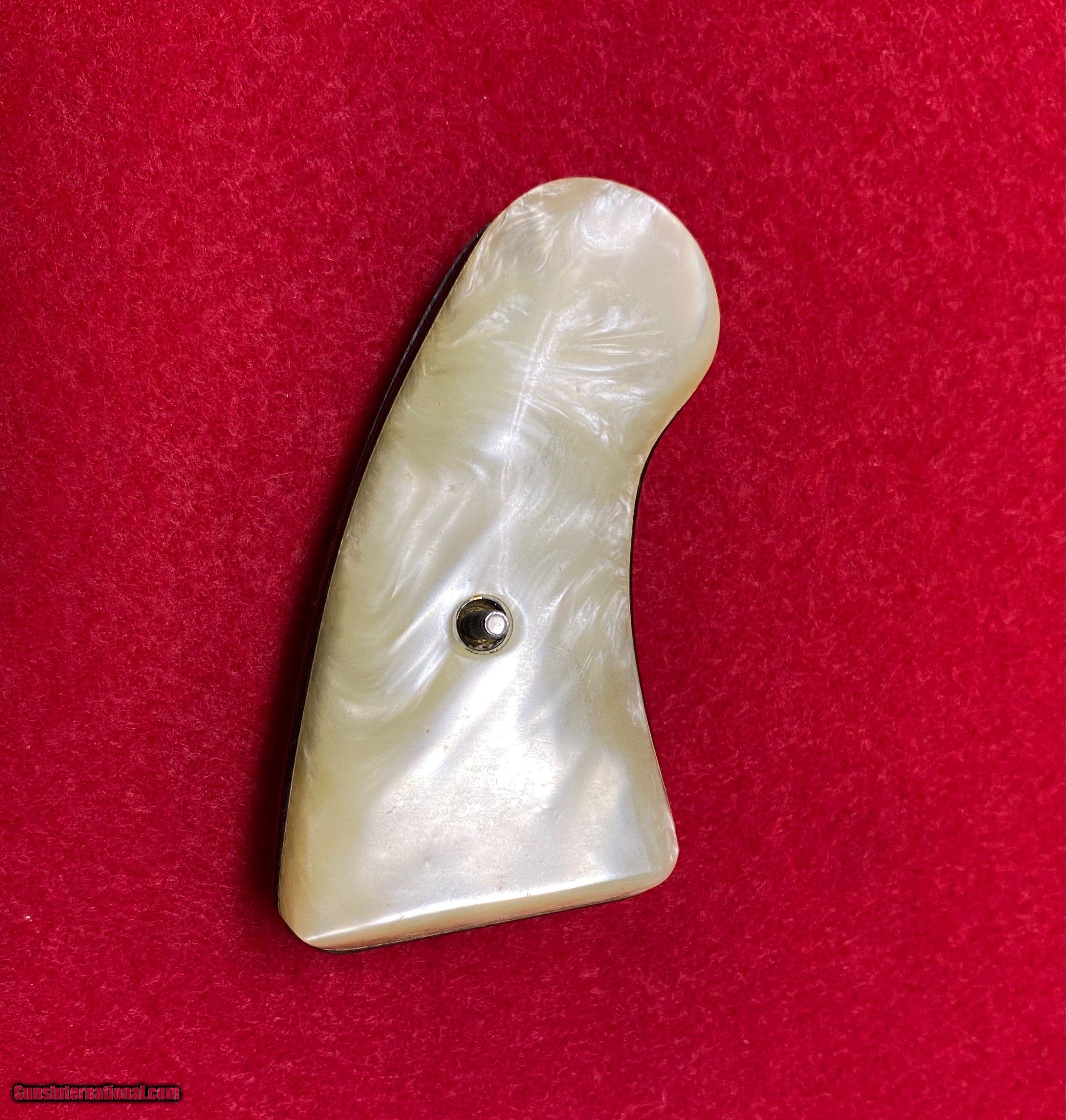 Vintage Colt Marshal Pearl Like Grips from Jay Scott for 1950’s Revolver