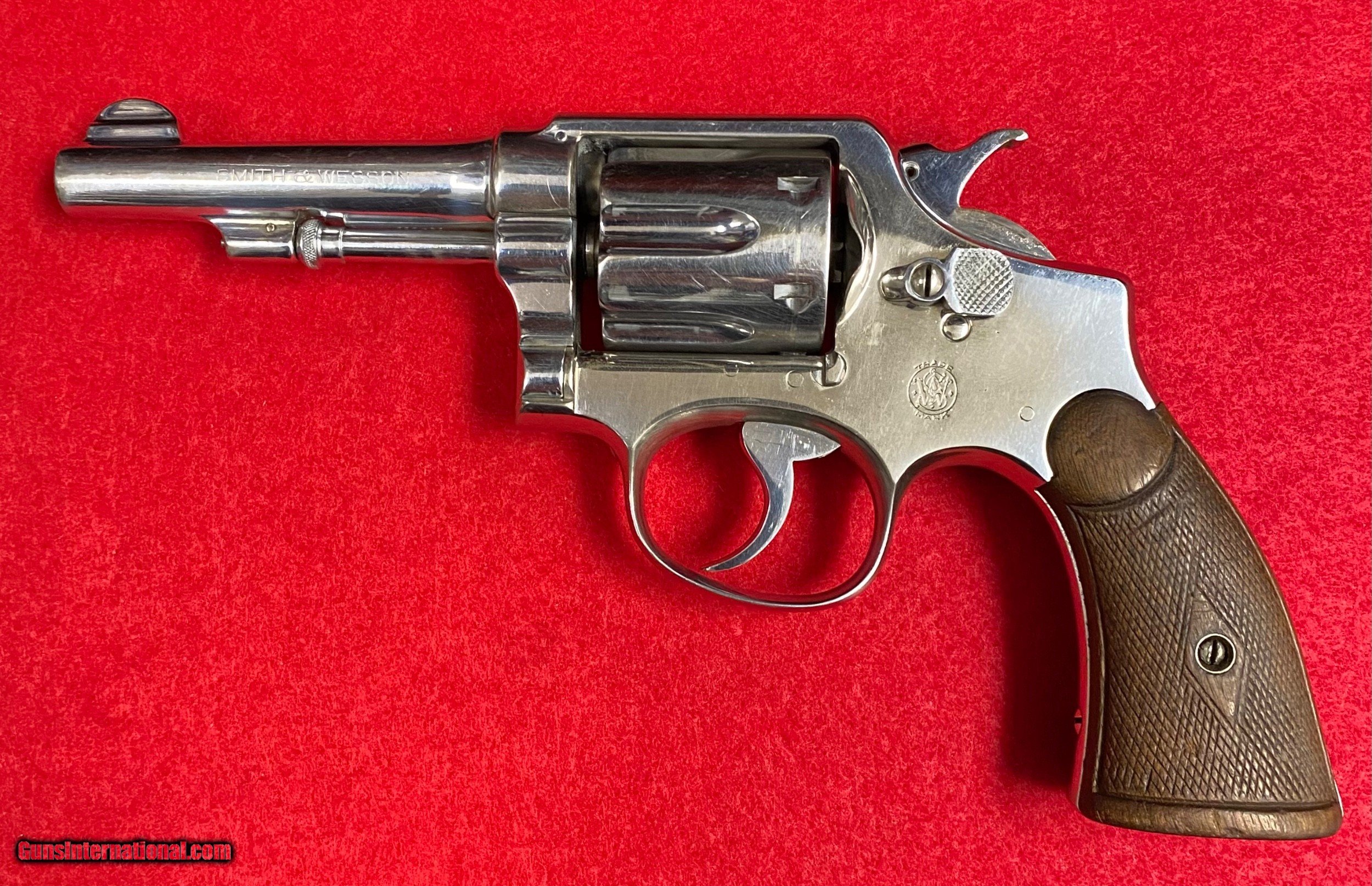 Vintage S&W Military and Police Model of 1905 .38 Special in Nickel ...