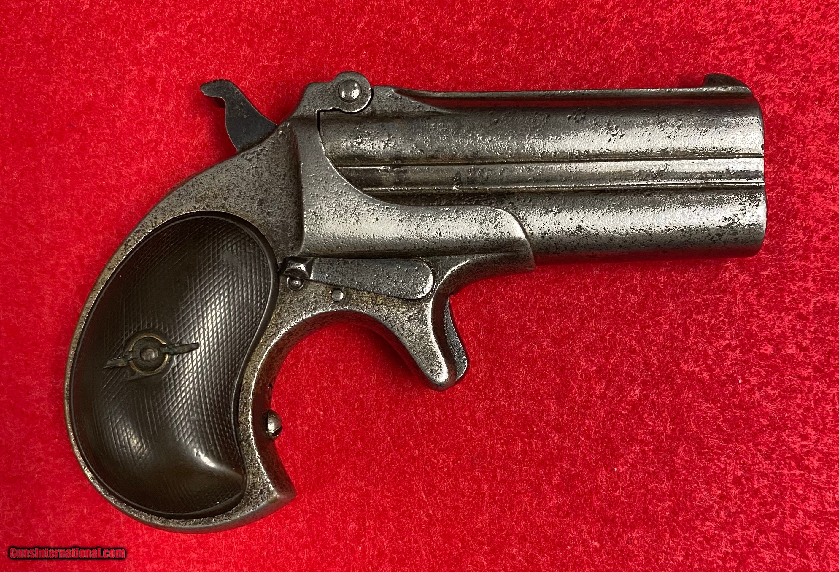 Vintage Remington O/U Derringer .41 RF Early Matching Number Double ...