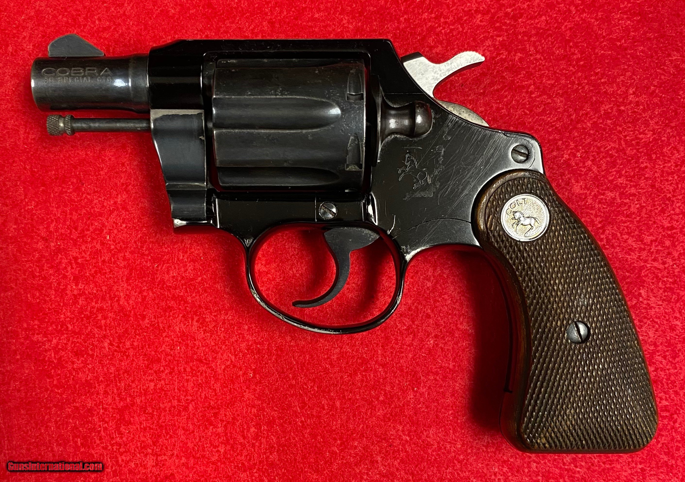 Vintage Colt Cobra First Issue .38 Special Snub with Original Numbered ...