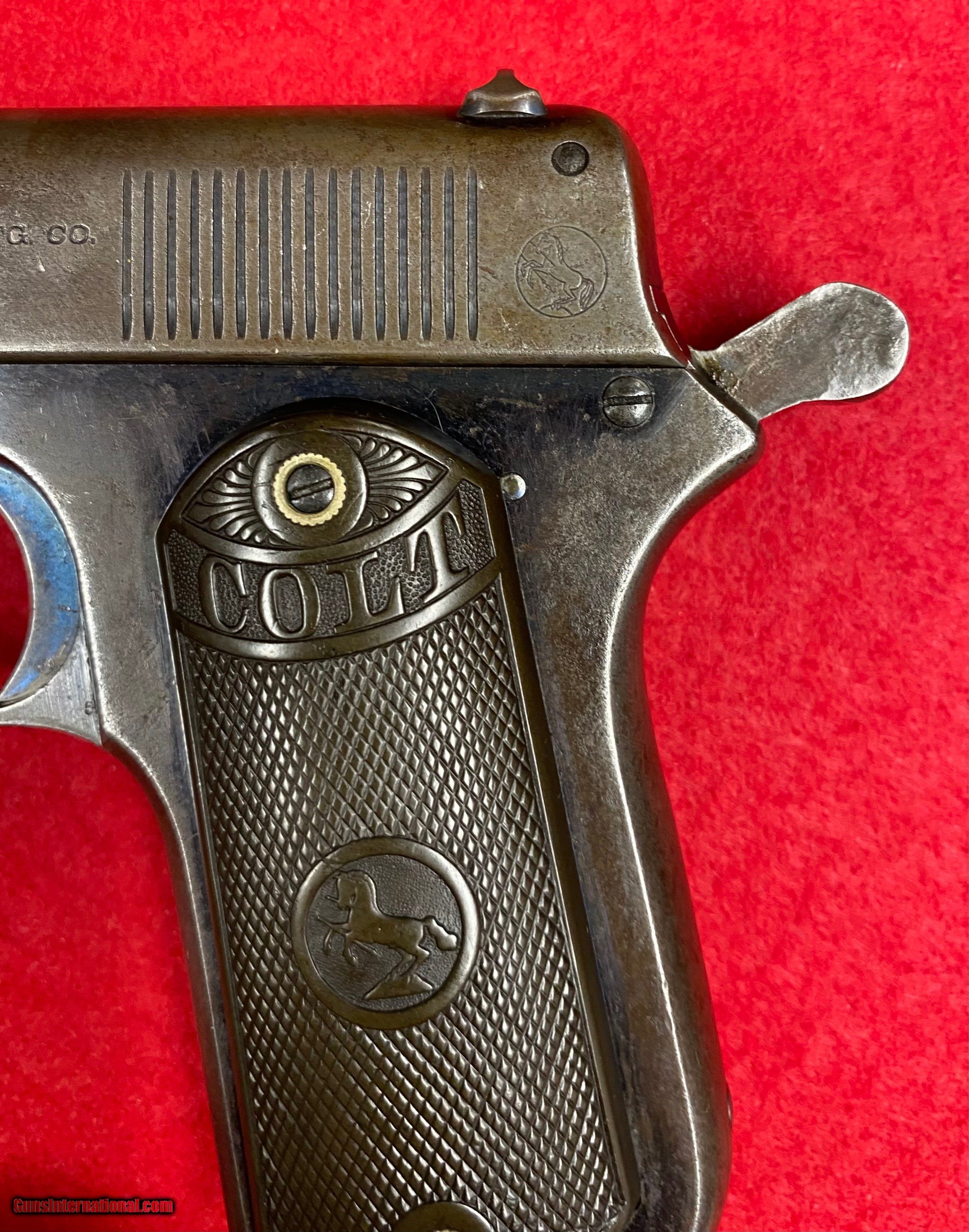 Vintage Colt 1903 Pocket Hammer Automatic .38 ACP Early Gun with ...