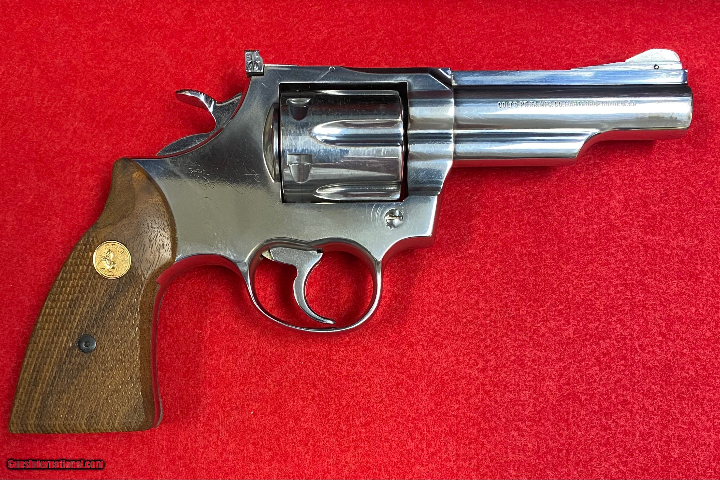 Vintage Colt Trooper Mk lll .357 Magnum Bright Nickel with 4” Barrel ...
