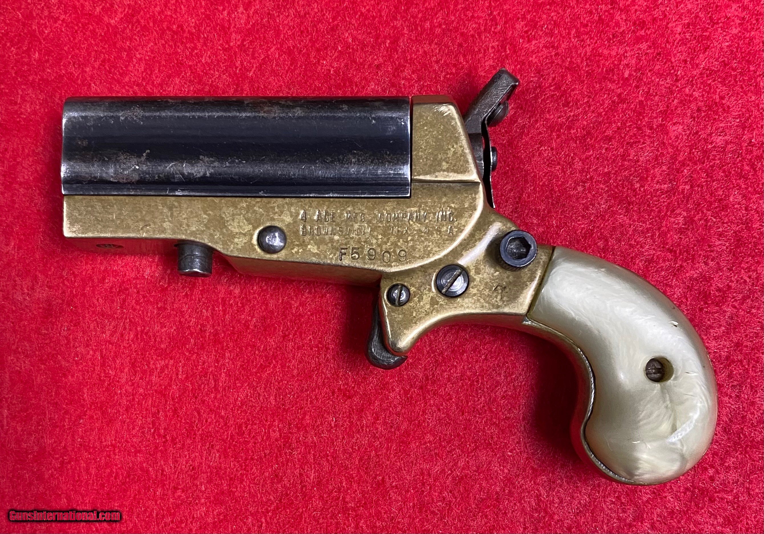 Vintage American Made Four Barrel Pepperbox Derringer .22 from Four ...