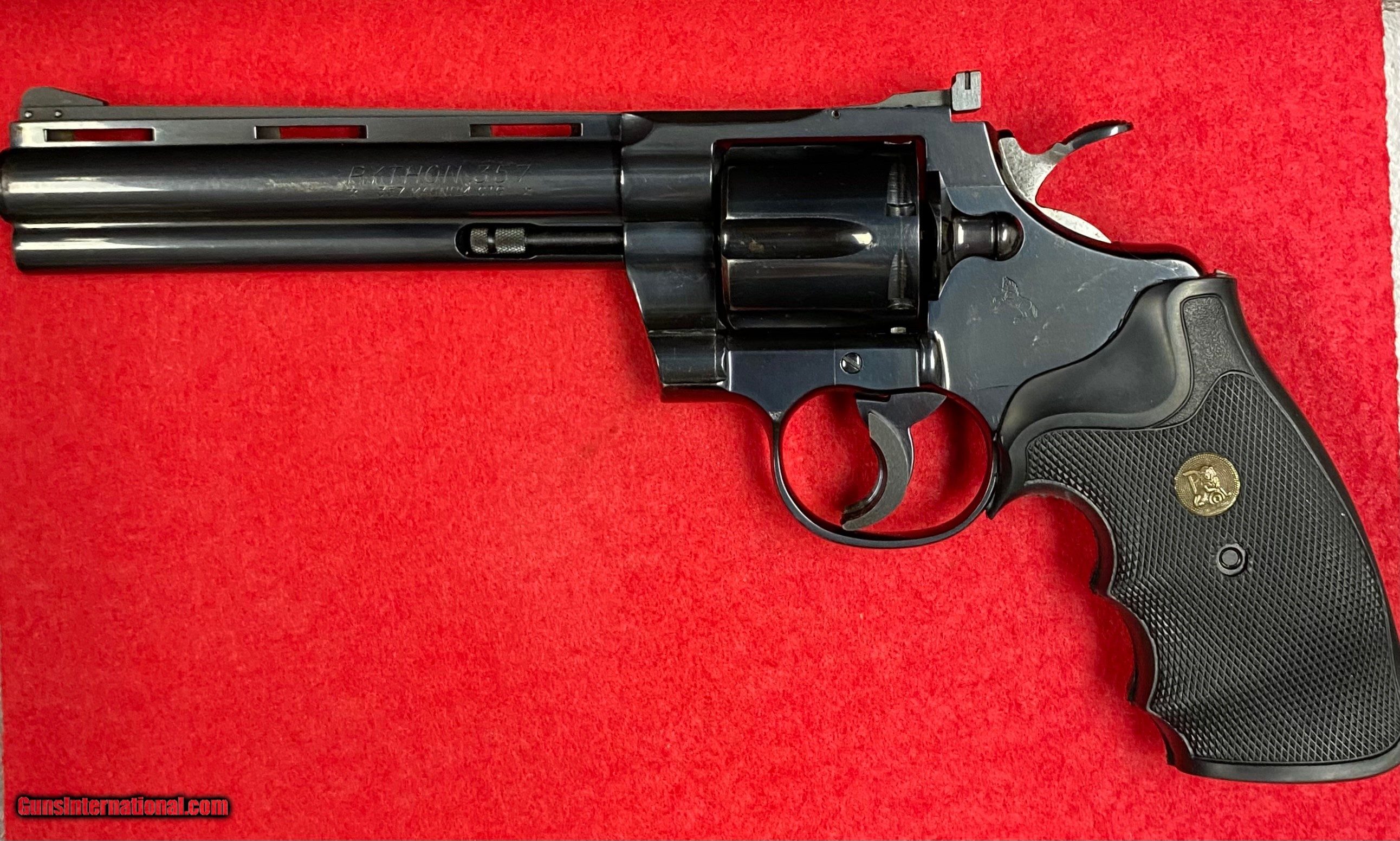 Vintage Colt Python .357 Magnum from 1969 with 6” Barrel in Original Blue