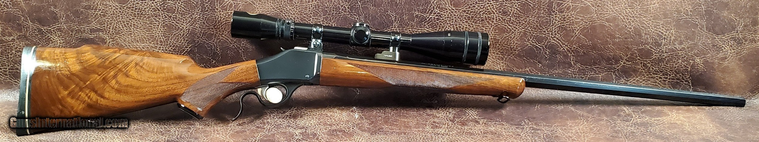 ***BROWNING - B78 - 6MM REMINGTON - 26" OCTAGON BARREL - FIGURED WALNUT ...