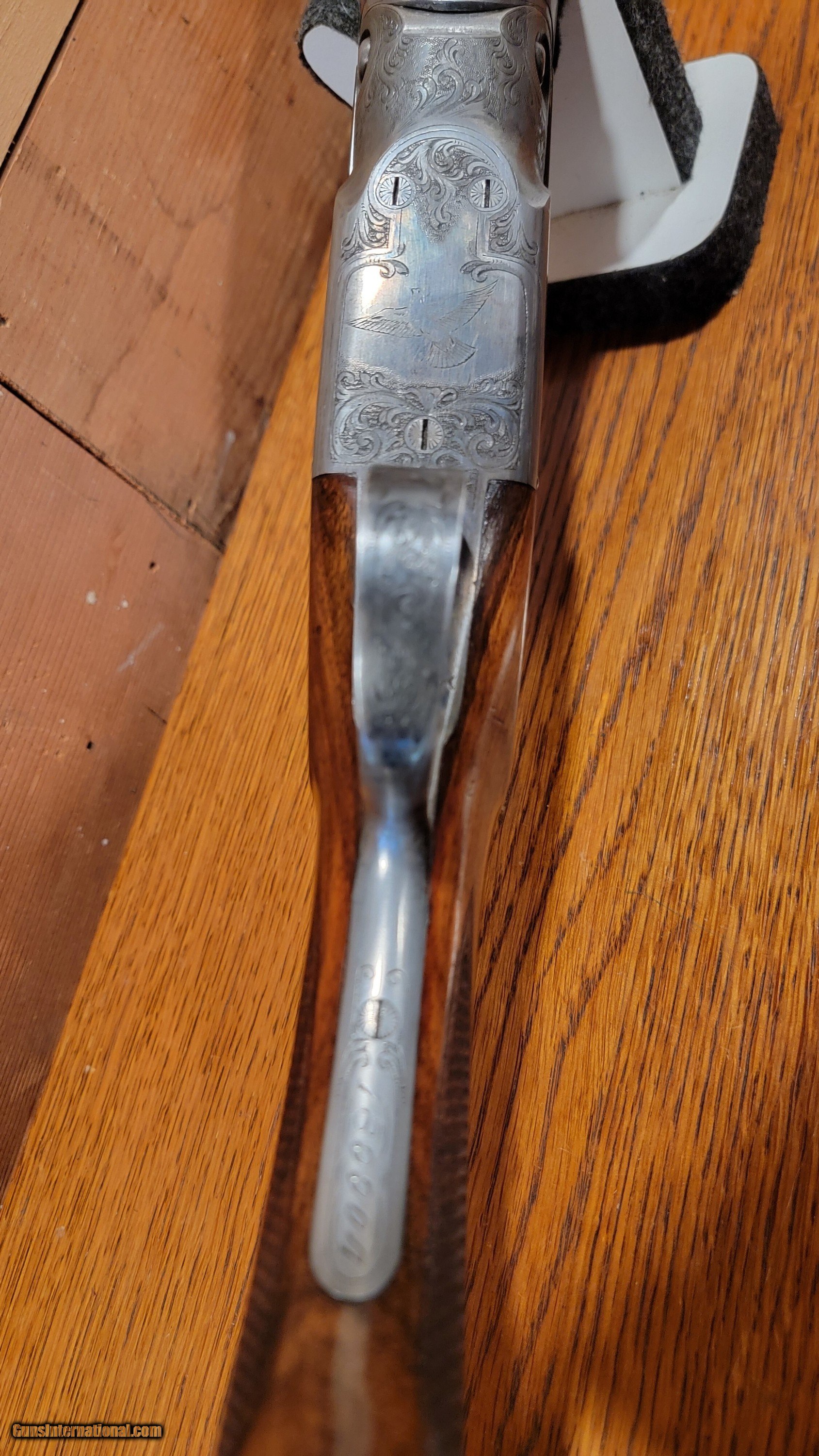 PARKER BROS SC SINGLE BARREL TRAP 12 GA ENGRAVED for sale