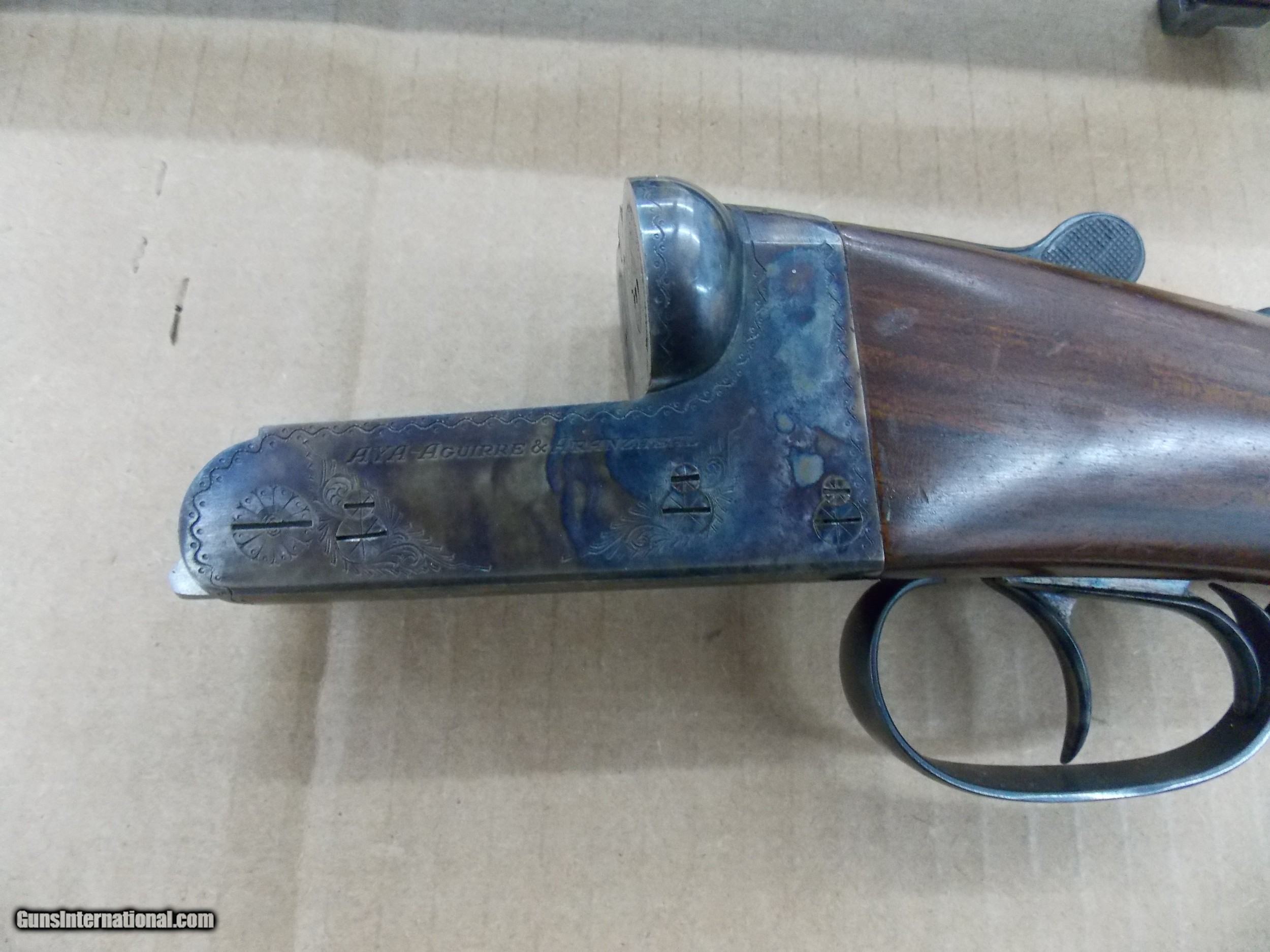 AYA 4/53 Boxlock 12 ga. SXS Shotgun