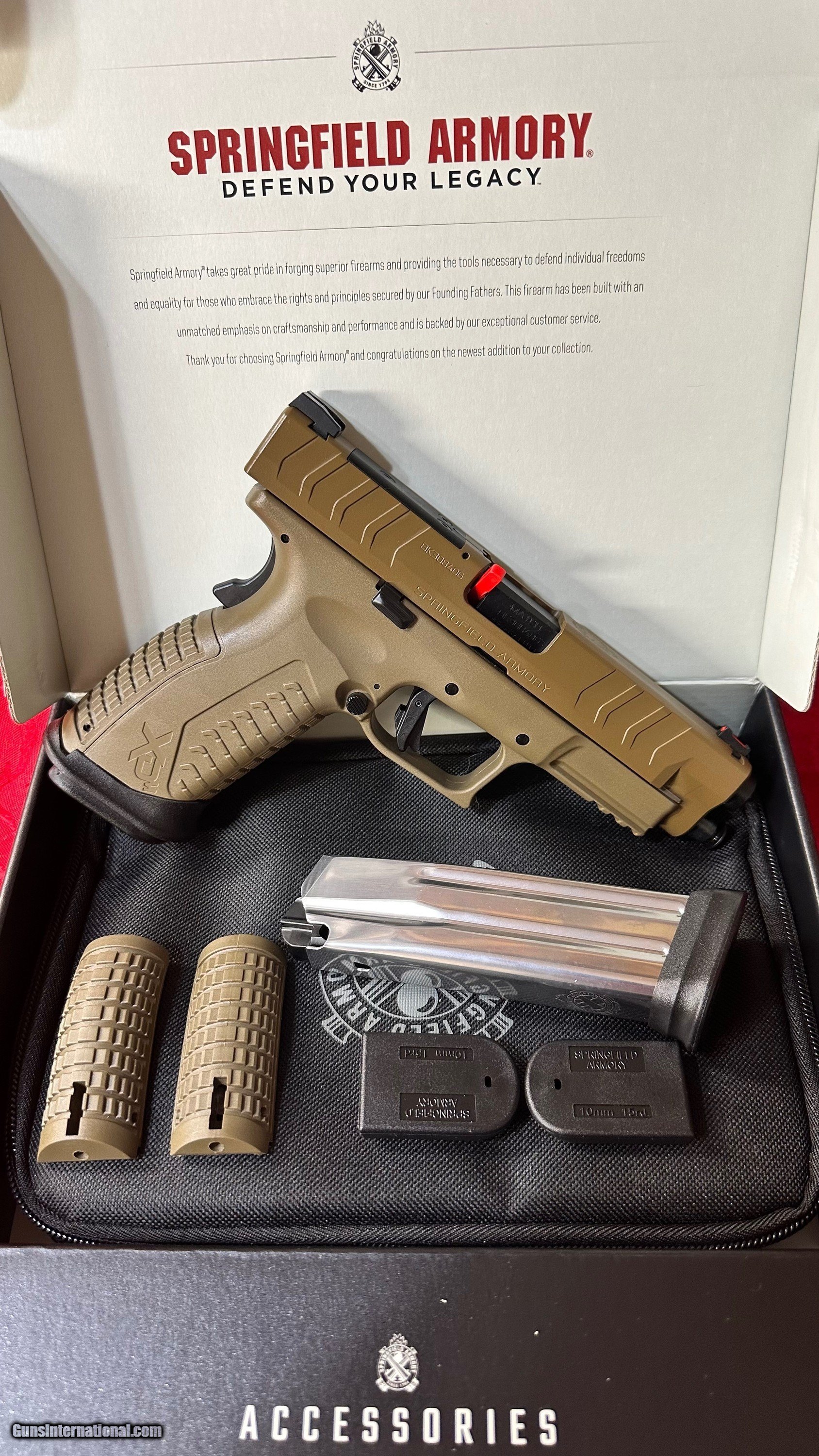 Springfield Armory XD-M Elite 10mm 4.5” FDE