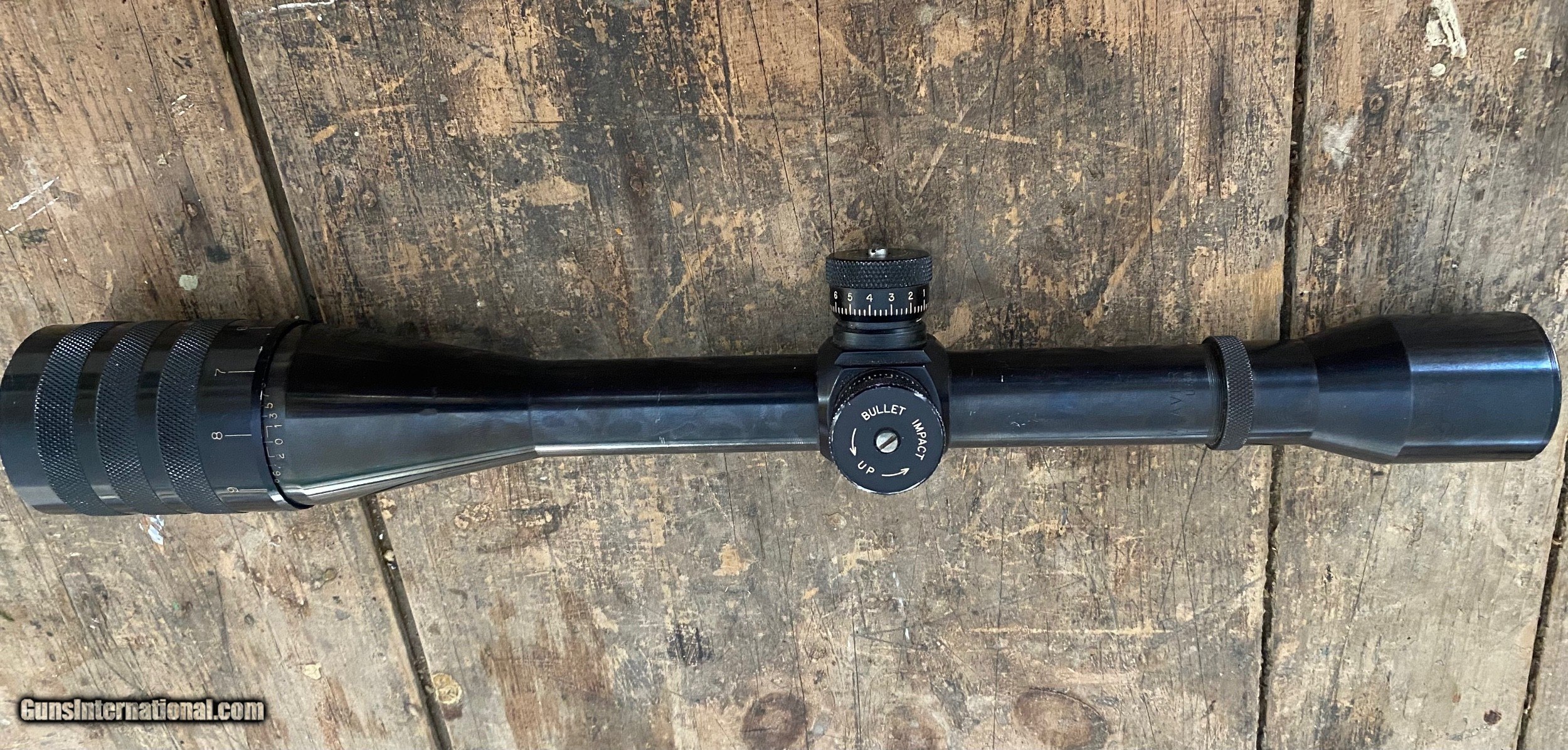 Vintage weaver T10 microtrac target varmint scope