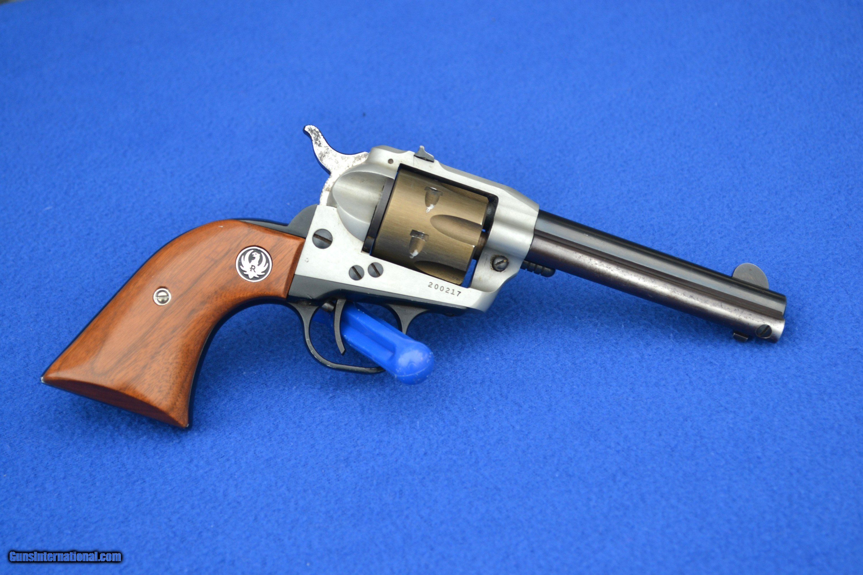 Ruger Tri Color Lightweight Single Six Flat Gate .22 LR 3 Digit Serial ...