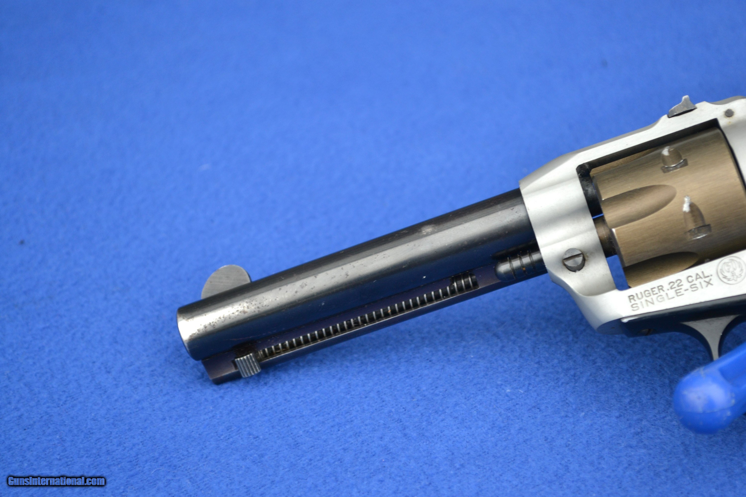 Ruger Tri Color Lightweight Single Six Flat Gate .22 LR 3 Digit Serial ...