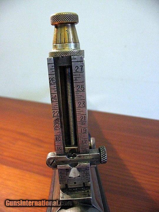 Desirable Type 2 P.J. O'Hare Rear Sight Micrometer Elevation Setting ...