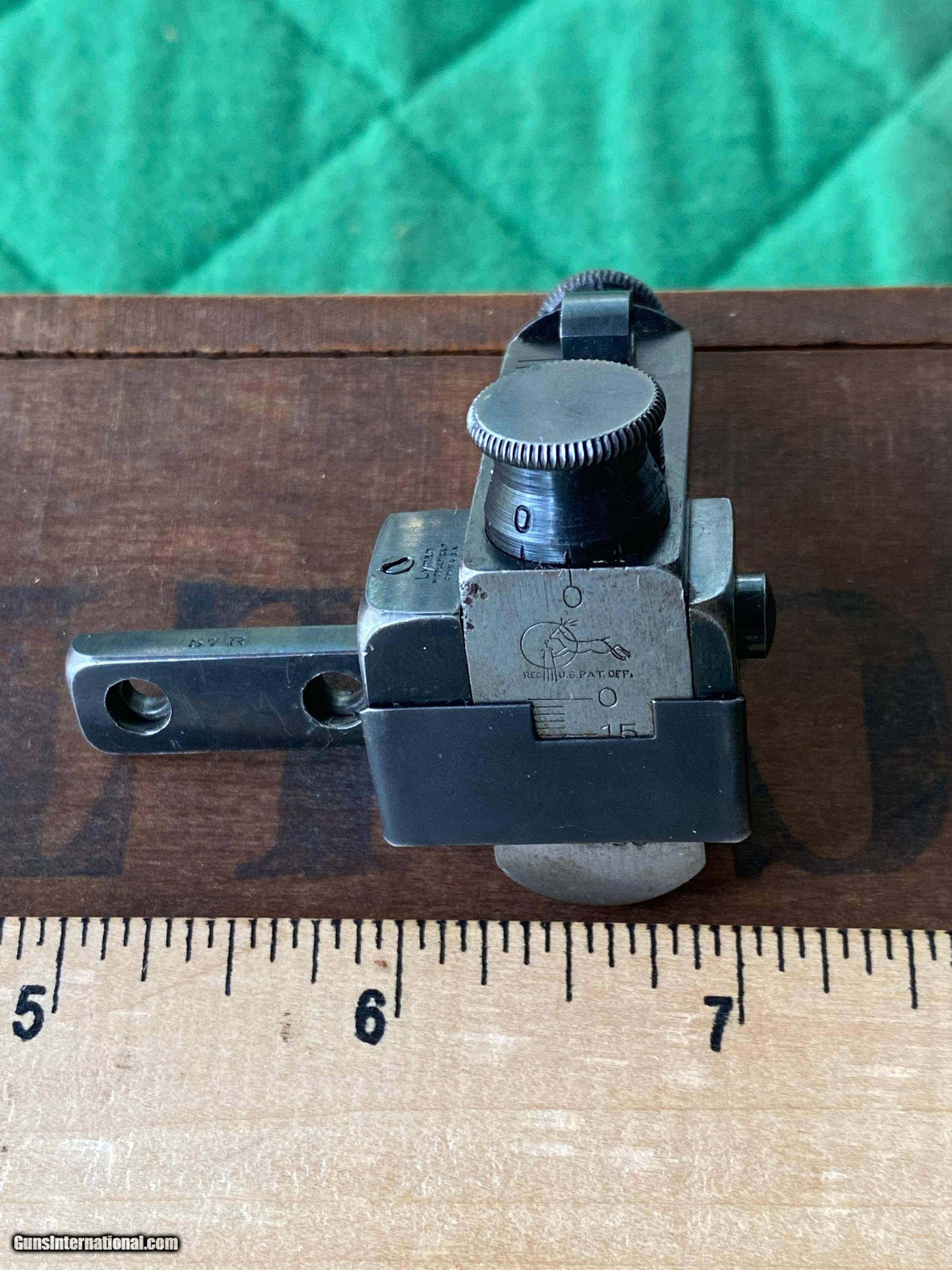 Vintage Lyman Receiver Sights for Rimfire Rifles.