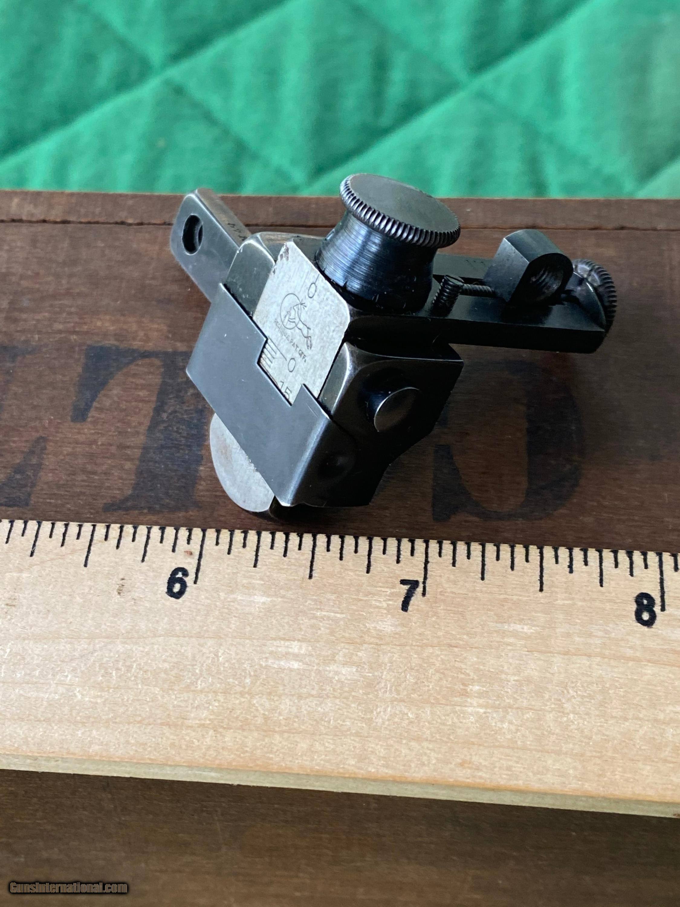 Vintage Lyman Receiver Sights for Rimfire Rifles.