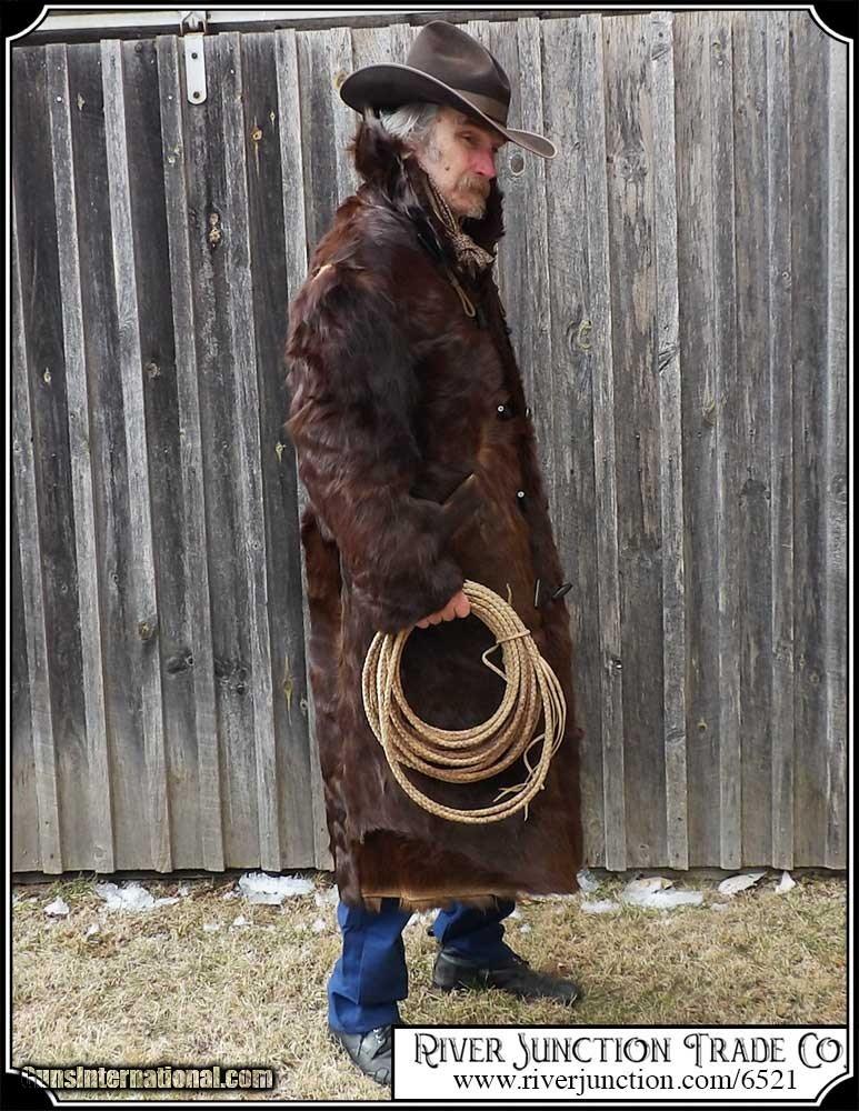 Stagecoach Driver's Hair-on-Horsehide Coat
