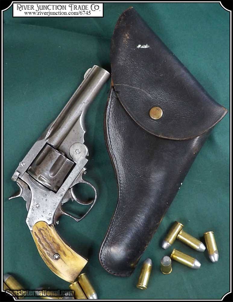 Copy of a Smith & Wesson "Schofield" Double Action .45 with Stag grips