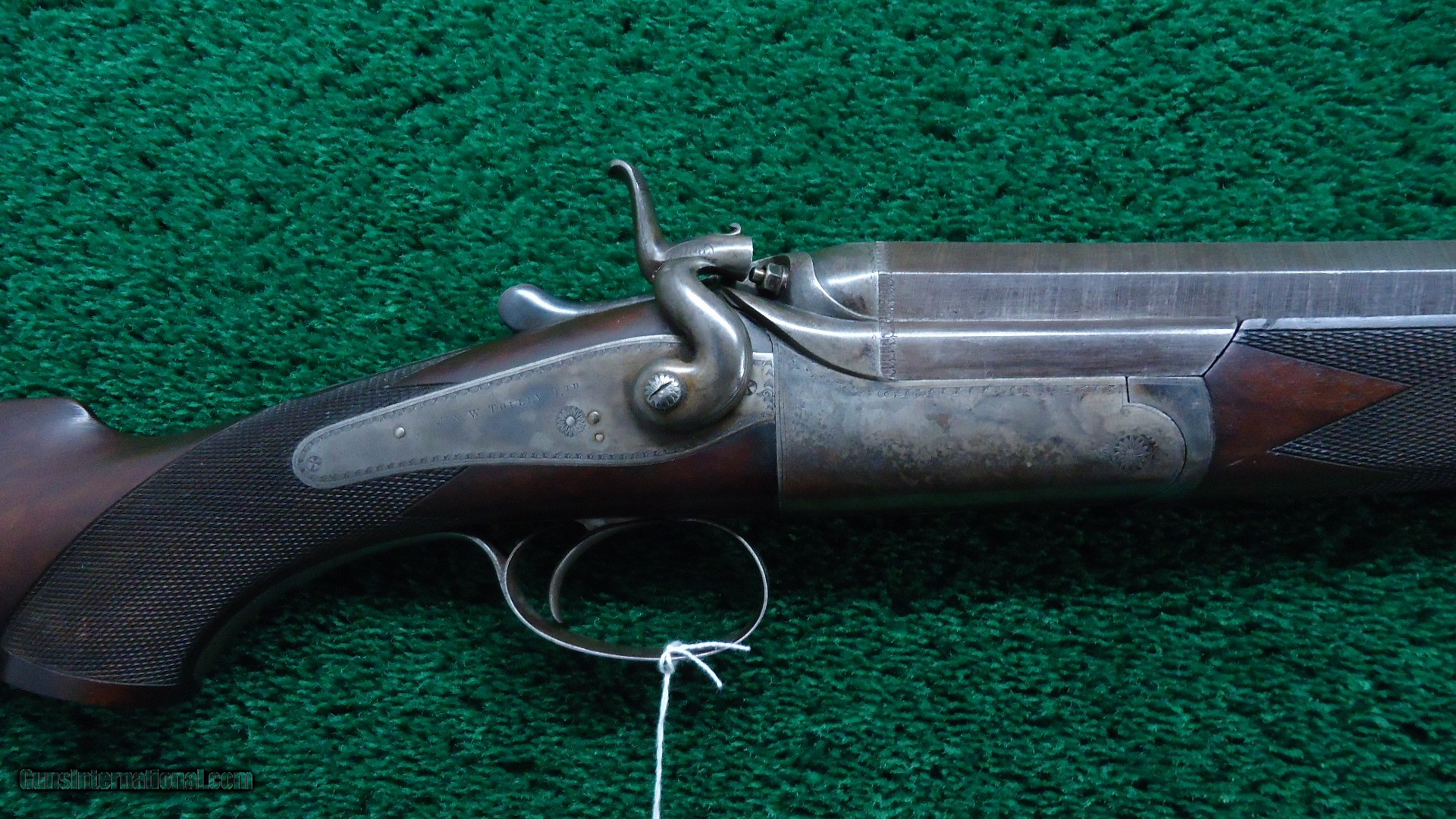 JW TOLLEY 8-BORE SINGLE BARREL HAMMER SHOTGUN for sale
