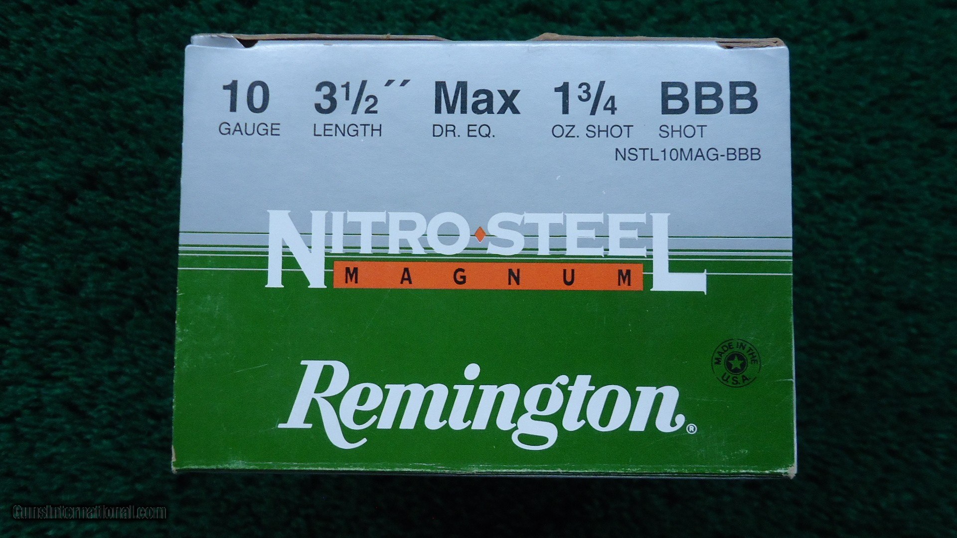 FULL BOX OF REMINGTON NITRO-STEEL MAGNUM 3-1/2 INCH 10 GAUGE SHELLS