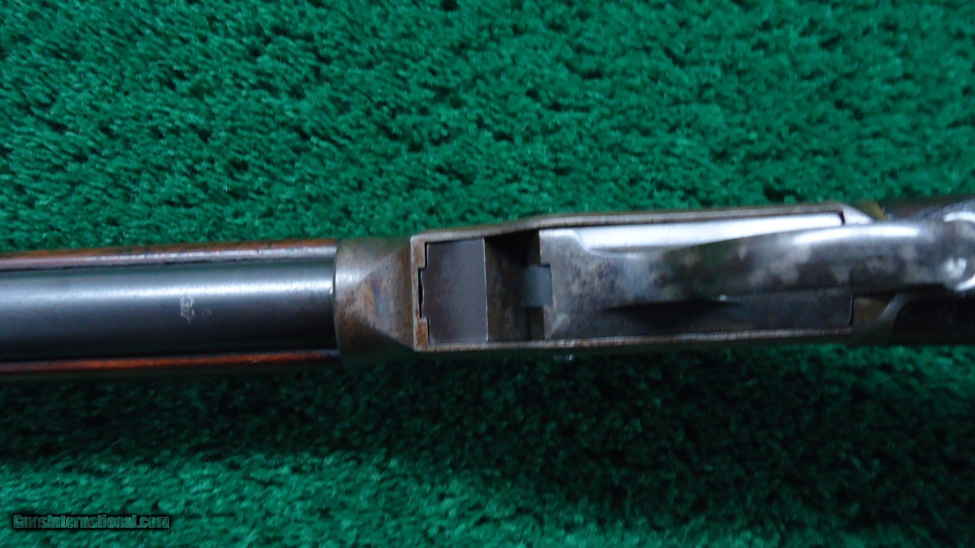 VERY RARE DELUXE CASE COLORED MODEL 1887 LEVER ACTION 12 GAUGE SHOTGUN