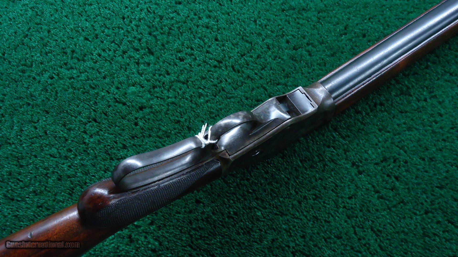 VERY RARE DELUXE CASE COLORED MODEL 1887 LEVER ACTION 12 GAUGE SHOTGUN