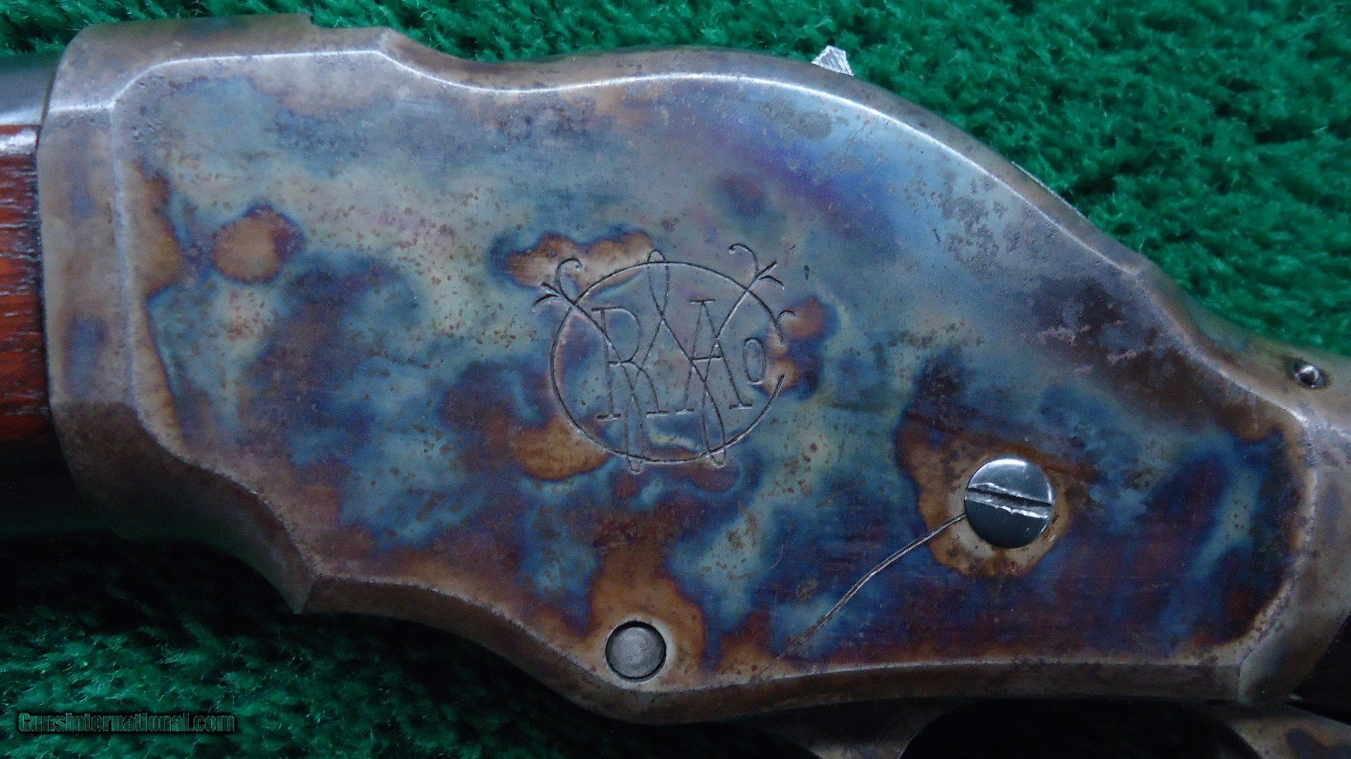 VERY RARE DELUXE CASE COLORED MODEL 1887 LEVER ACTION 12 GAUGE SHOTGUN