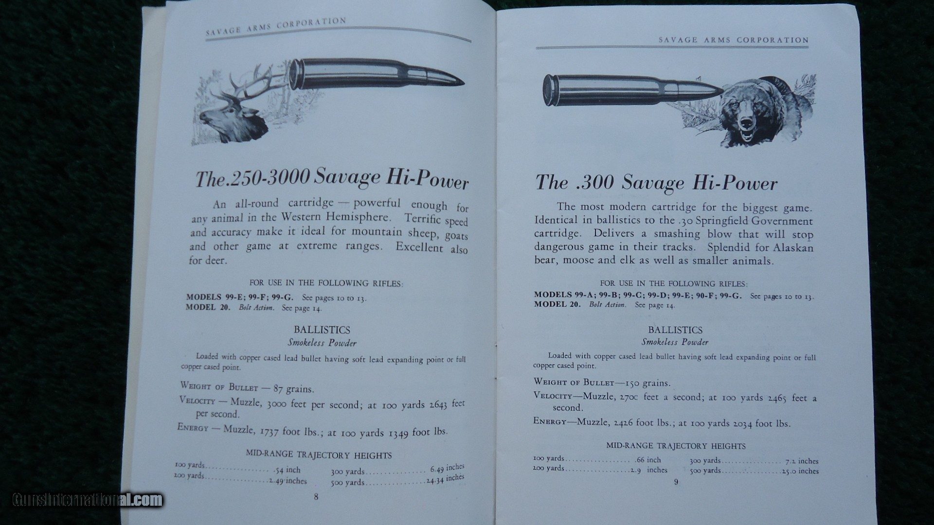 COLLECTION OF VINTAGE SAVAGE ARMS COMPANY CATALOGUES AND PAMPHLETS