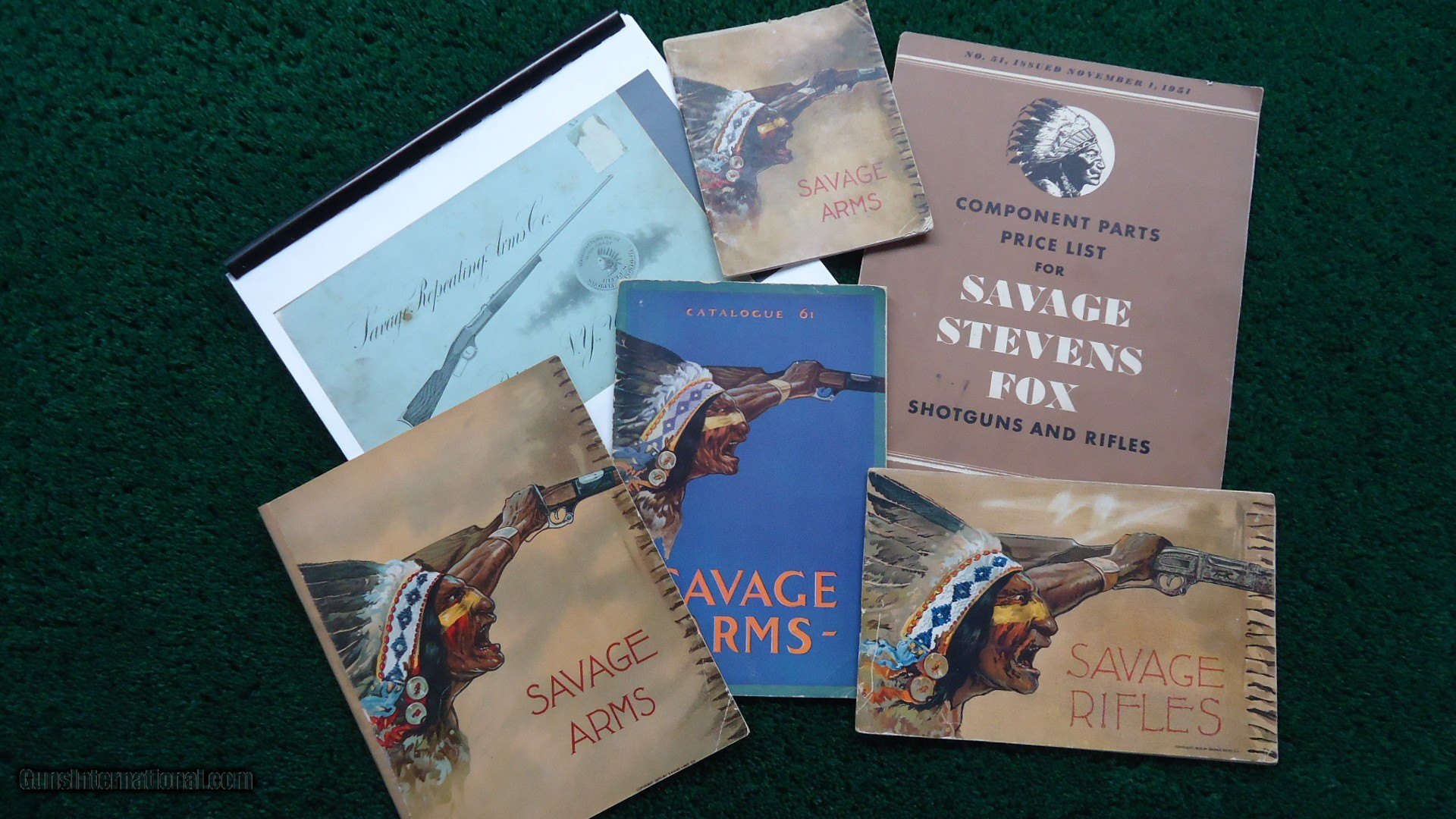 *Sale Pending* - COLLECTION OF VINTAGE SAVAGE ARMS COMPANY CATALOGUES ...