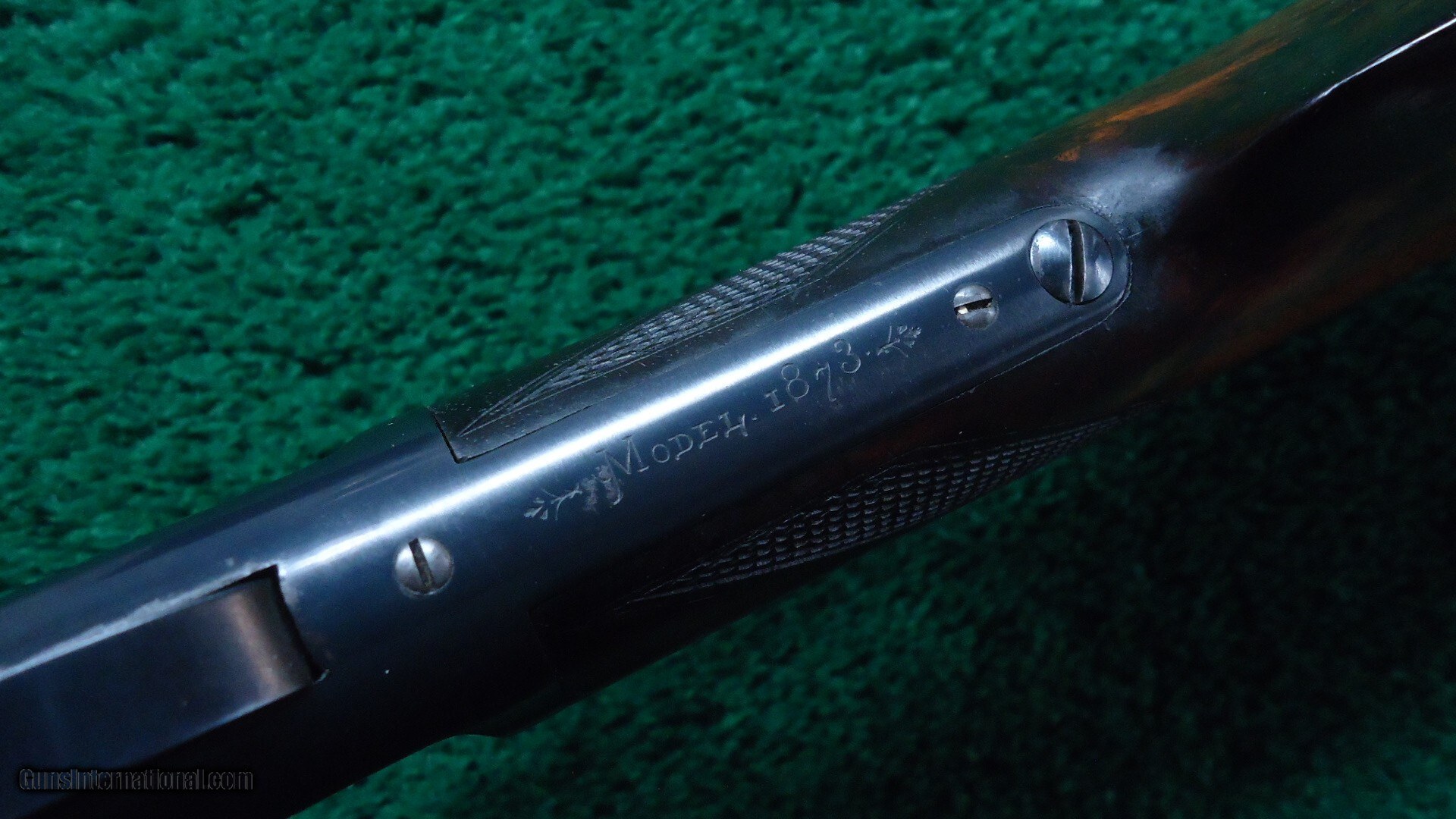 RARE WINCHESTER MODEL 1873 WITH STAINLESS STEEL OCTAGON BARREL IN 38 ...
