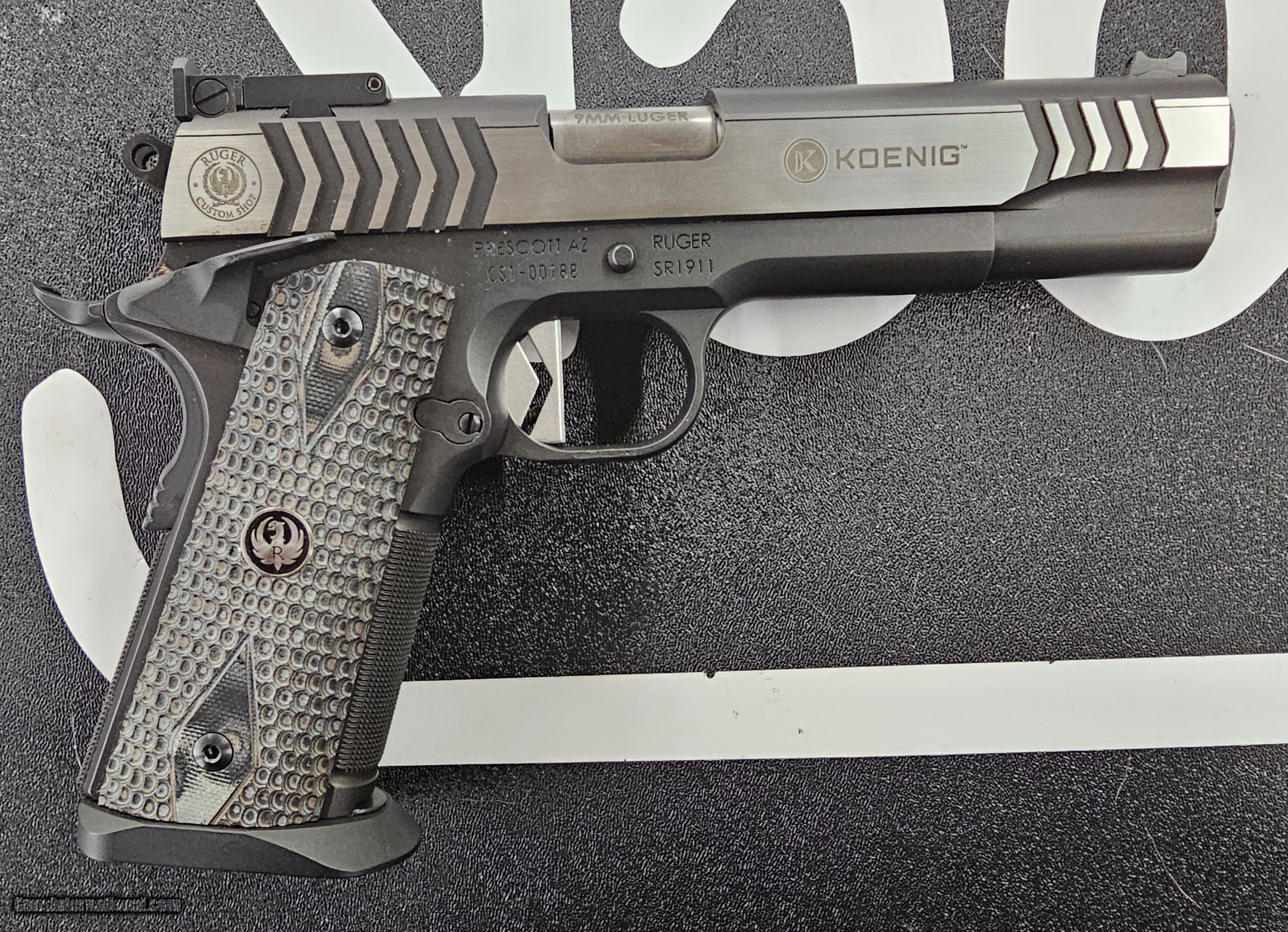 Ruger Custom Shop 1911 9mm Koenig Model NIB - Free Shipping