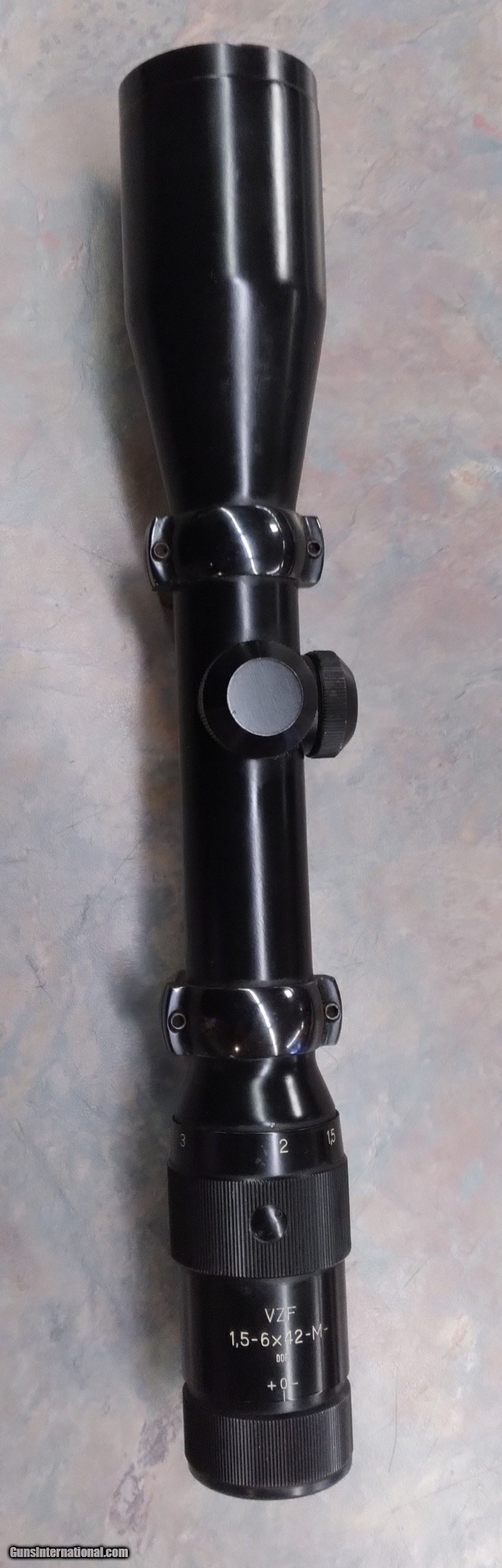 CARL ZEISS JENA 1.5 - 6 x 42 rifle scope - European post reticle