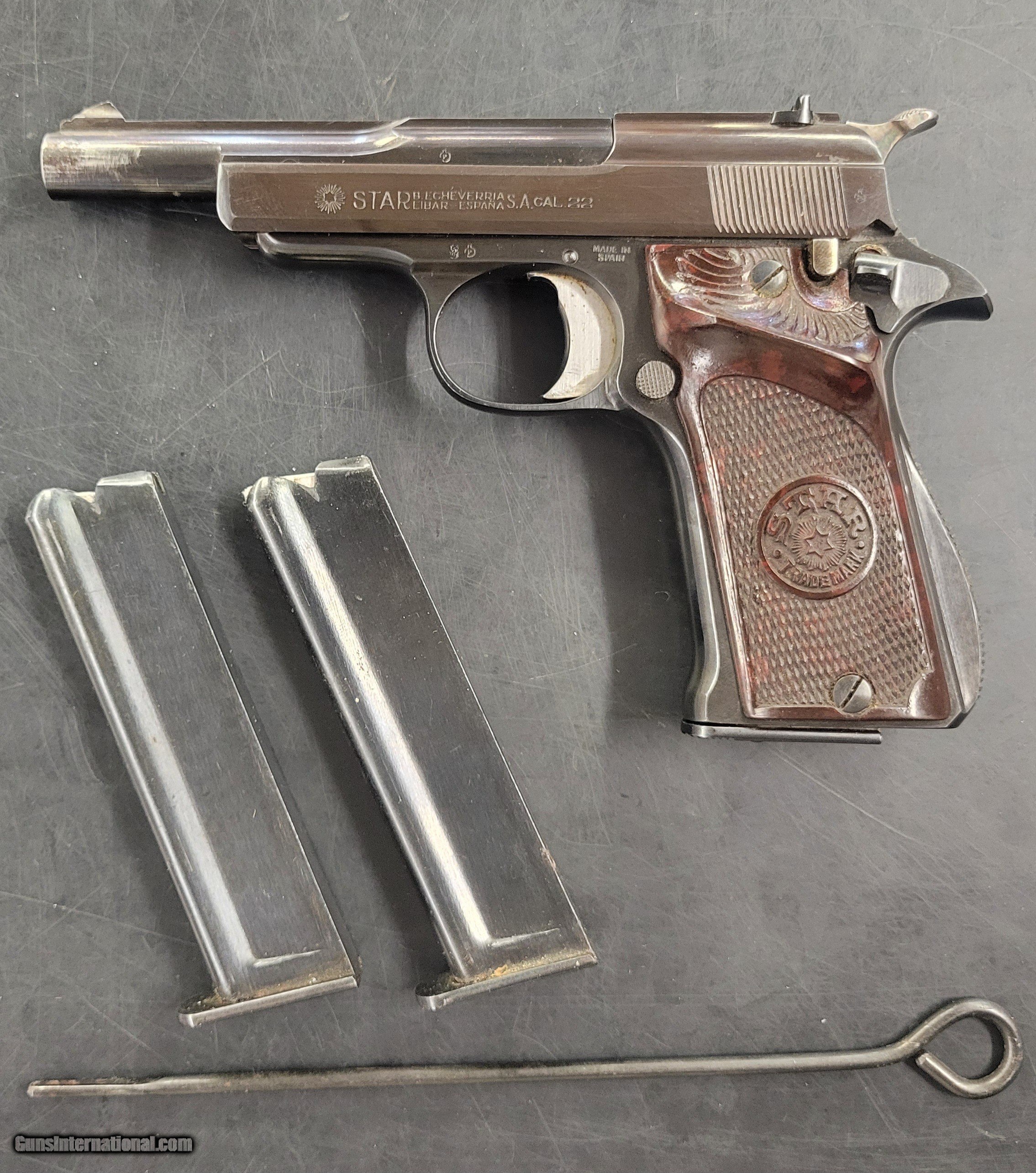 Star model F .22 LR target pistol