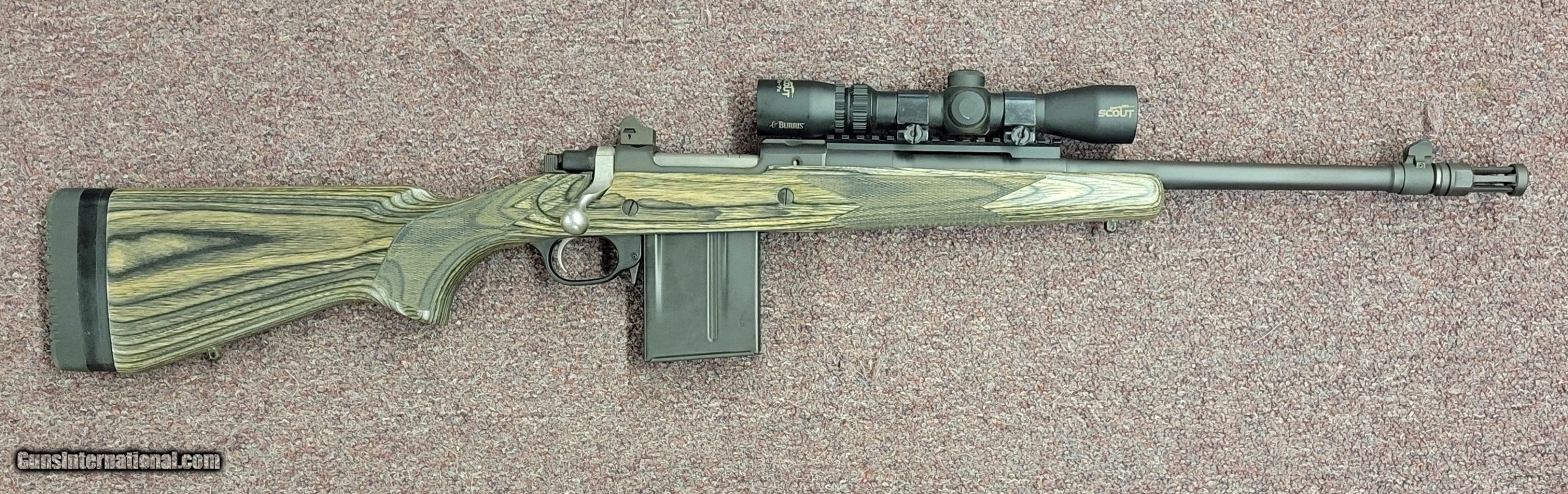 Ruger Gunsight Scout rifle .308 Win with Burris Scout 2x - 7x scope