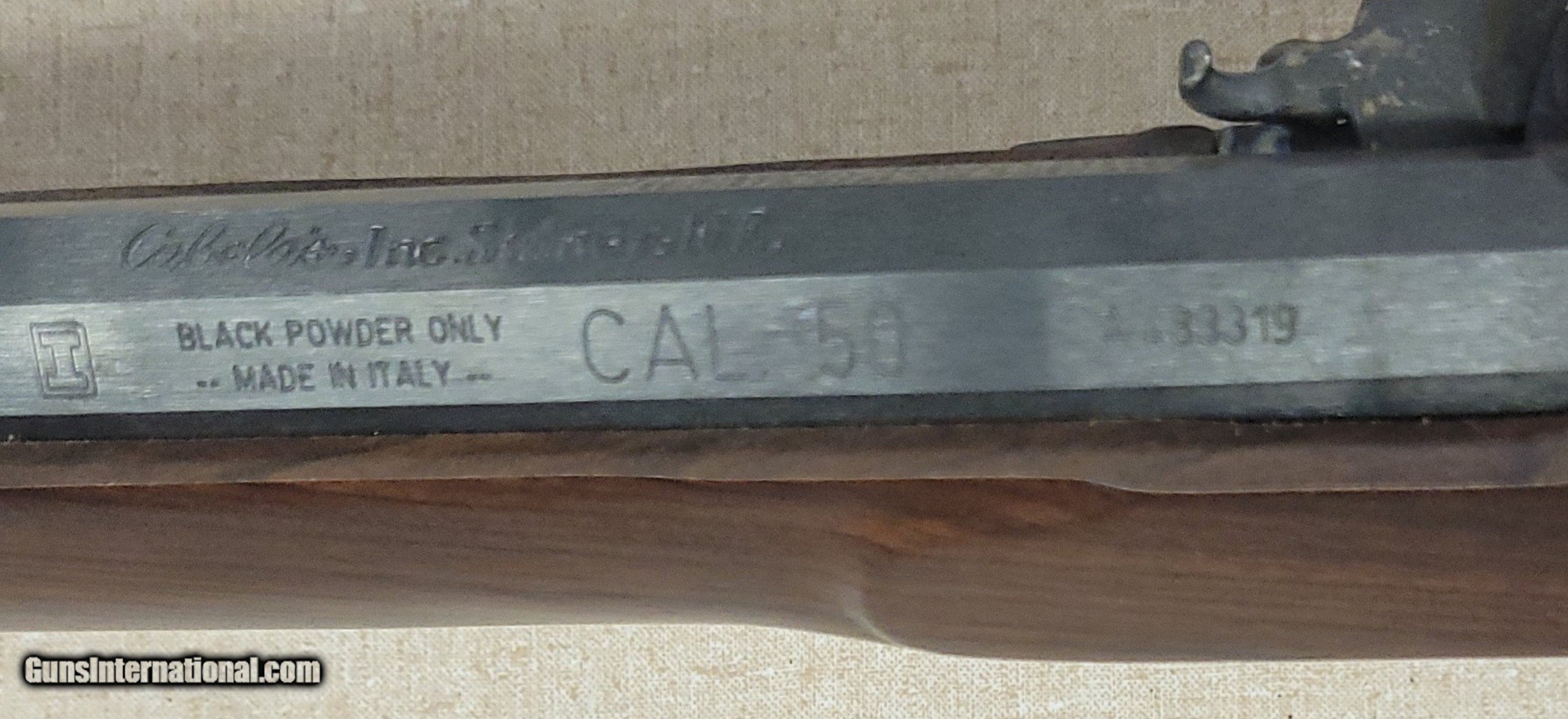 Flintlock Hawken rifle - 50 cal flintlock by Cabela's