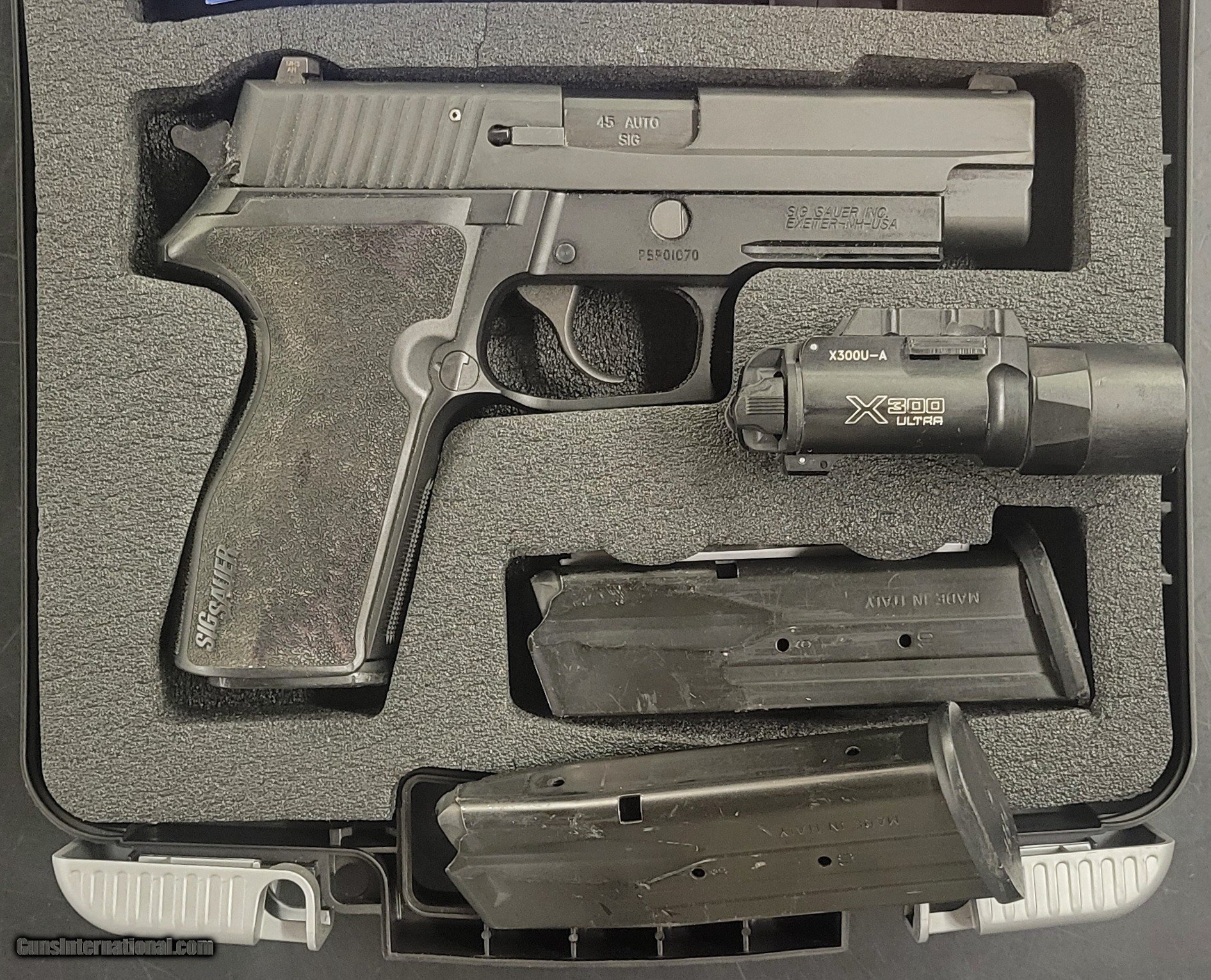 SIG Sauer P227 .45 ACP from PA State Police with Surefire Weapon Light ...