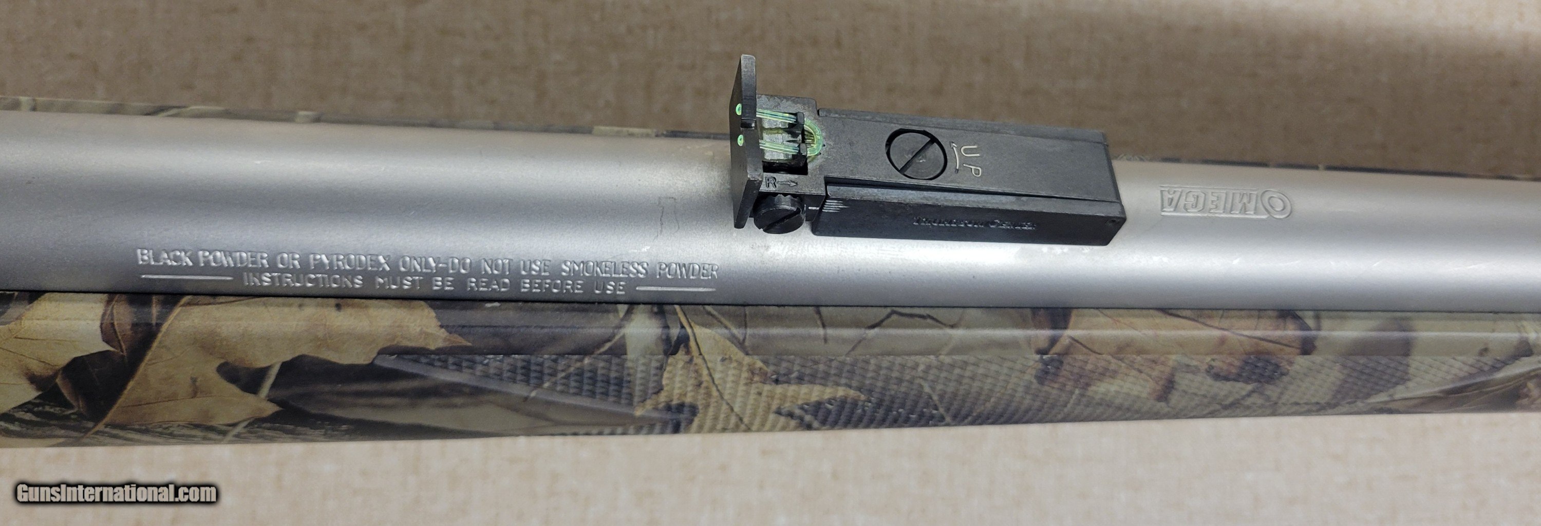 Thompson Center Omega 50 caliber In-Line Muzzleloader Stainless ...