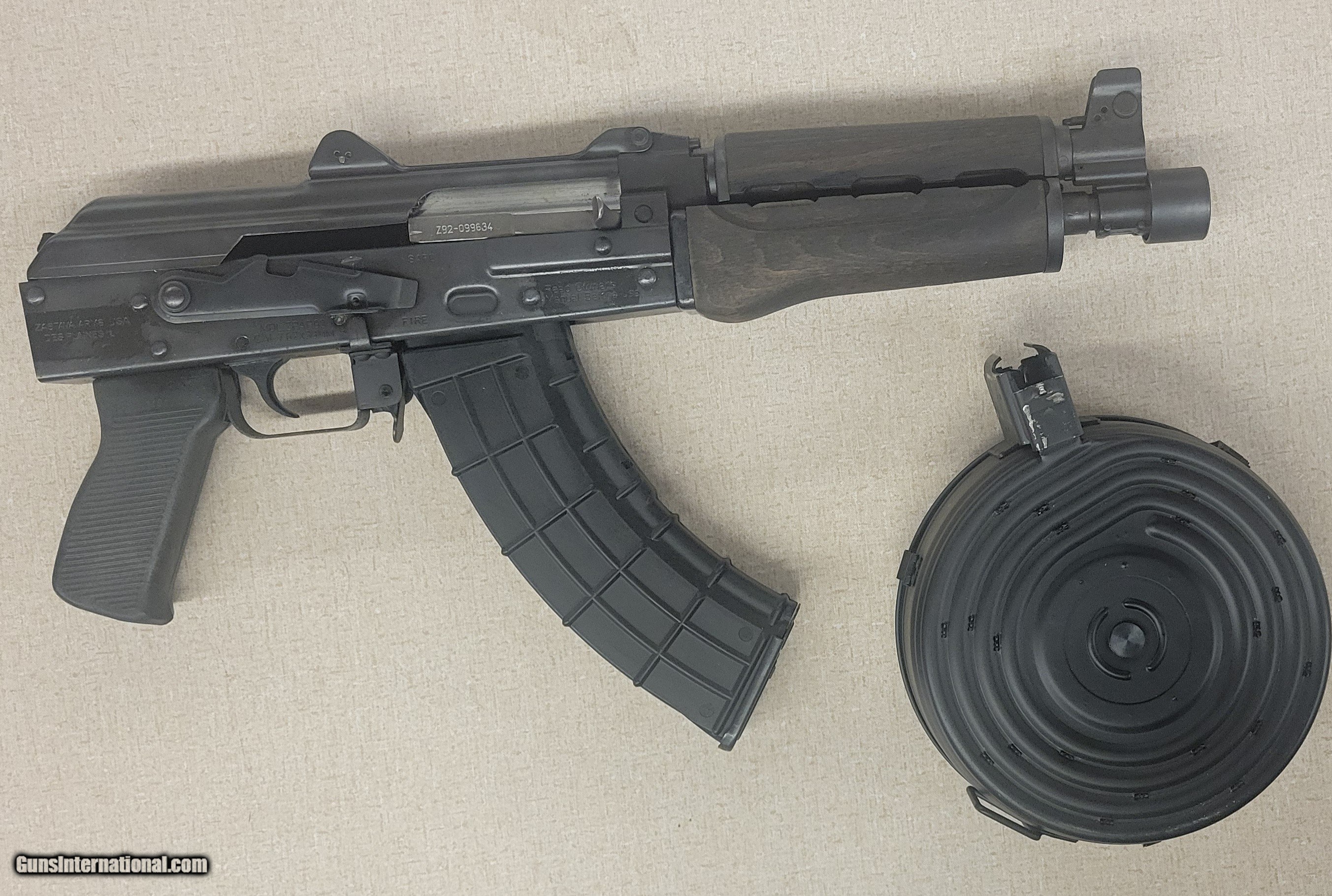 ZASTAVA Z PAP 92 7.62 x 39 AK47 Pistol