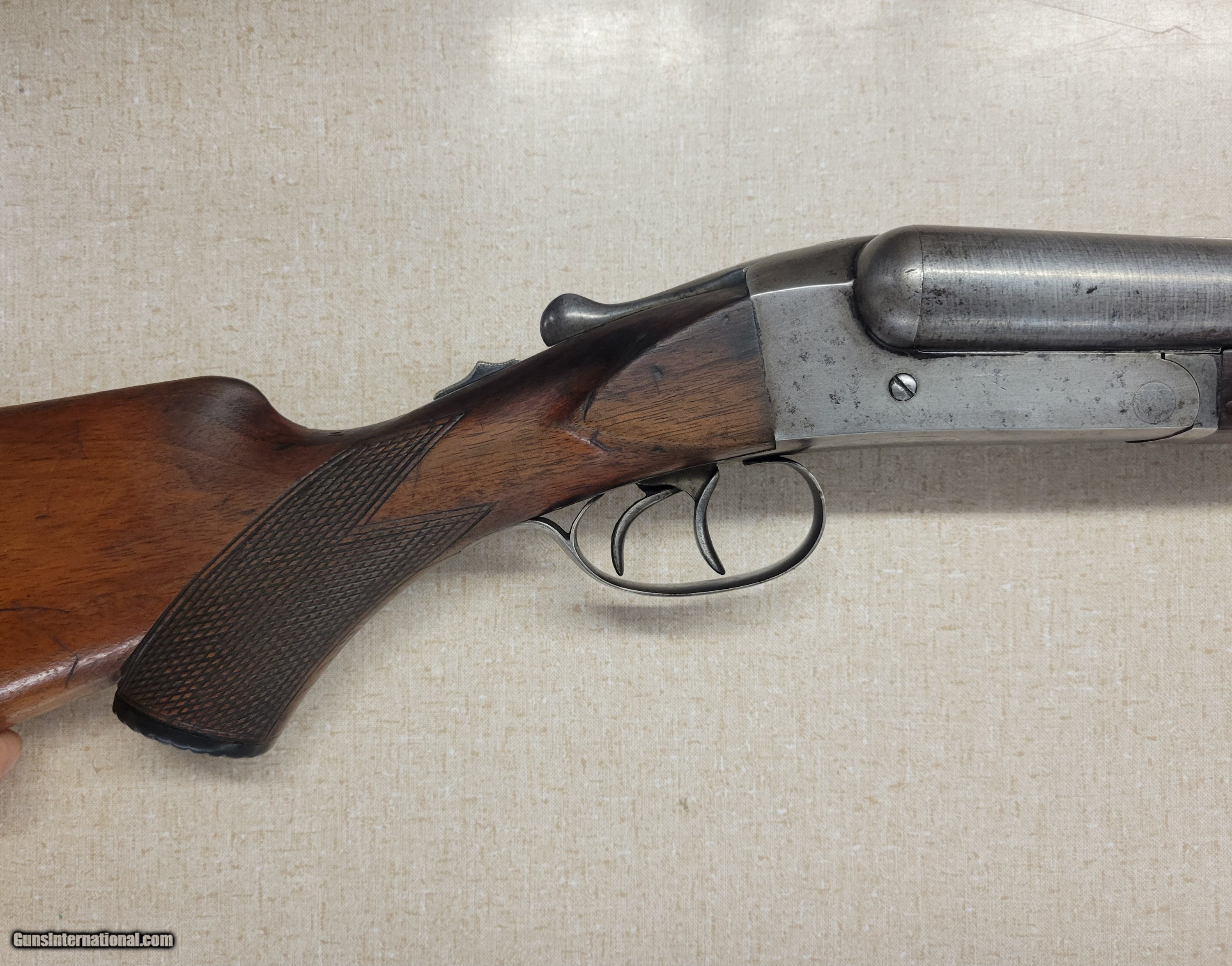 Hopkins and Allen 12 Gauge Boxlock Double Barrel Shotgun