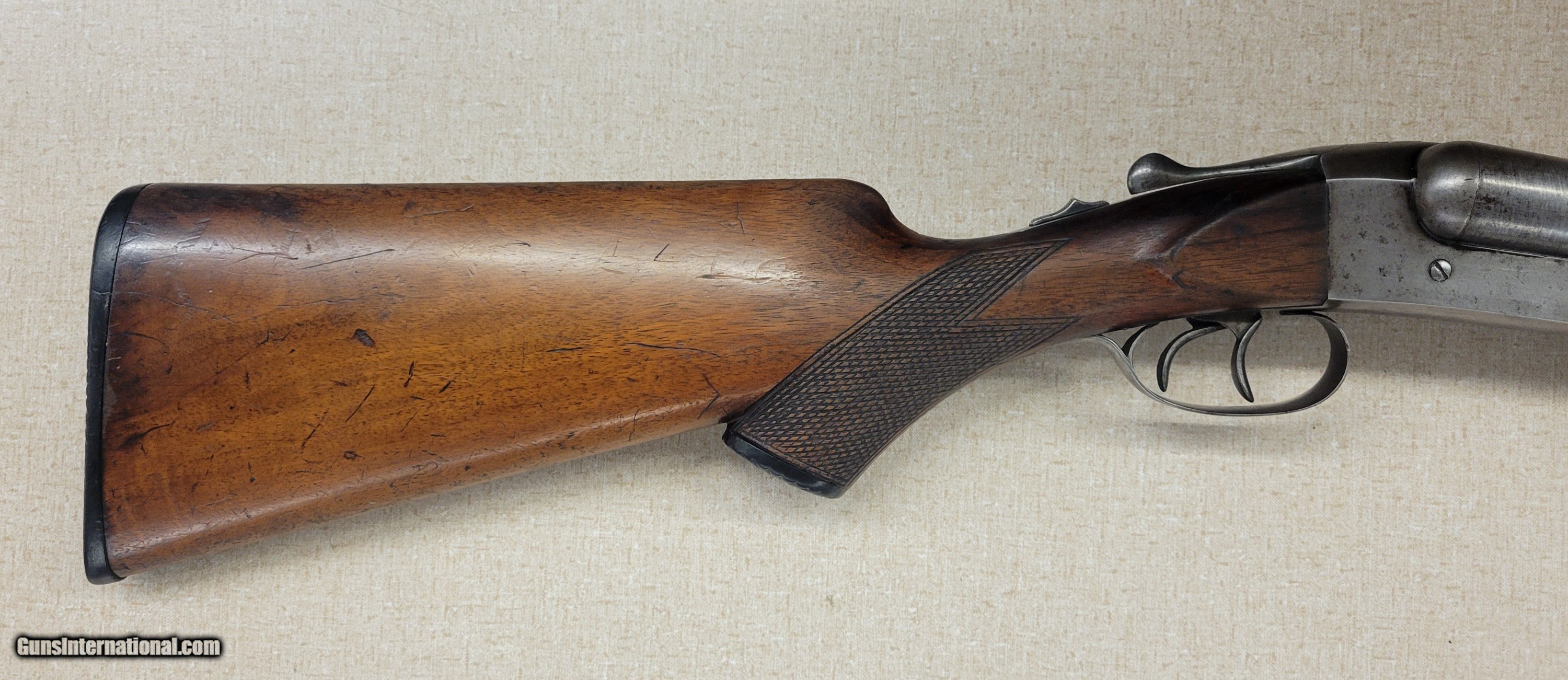Hopkins and Allen 12 Gauge Boxlock Double Barrel Shotgun