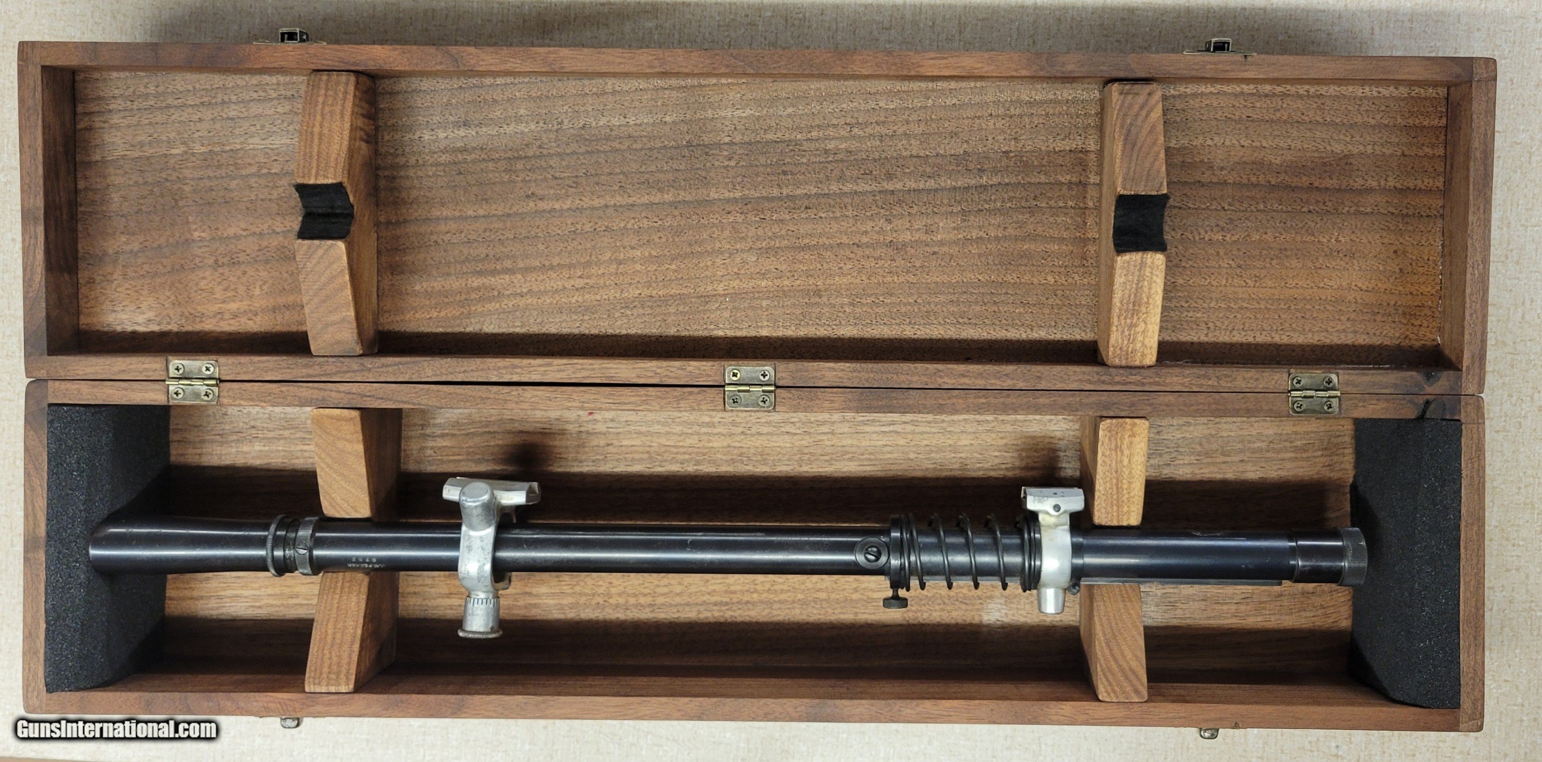 J.W. Fecker 4 X Target Scope with Rings