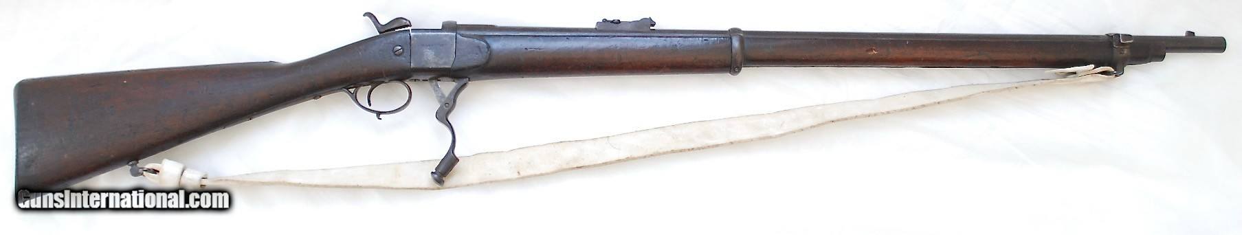 RARE BRITISH ALEXANDER HENRY MILITARY RIFLE, .577/450 CAL, NEW SOUTH WALES