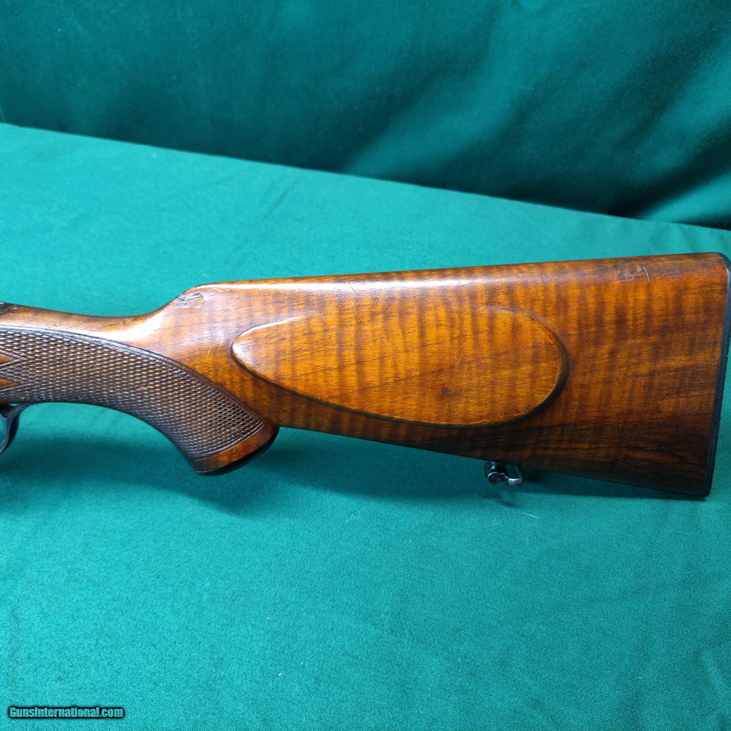 BRNO model 22 Carbine in 7x57, 1954 vintage. full fiddleback stock