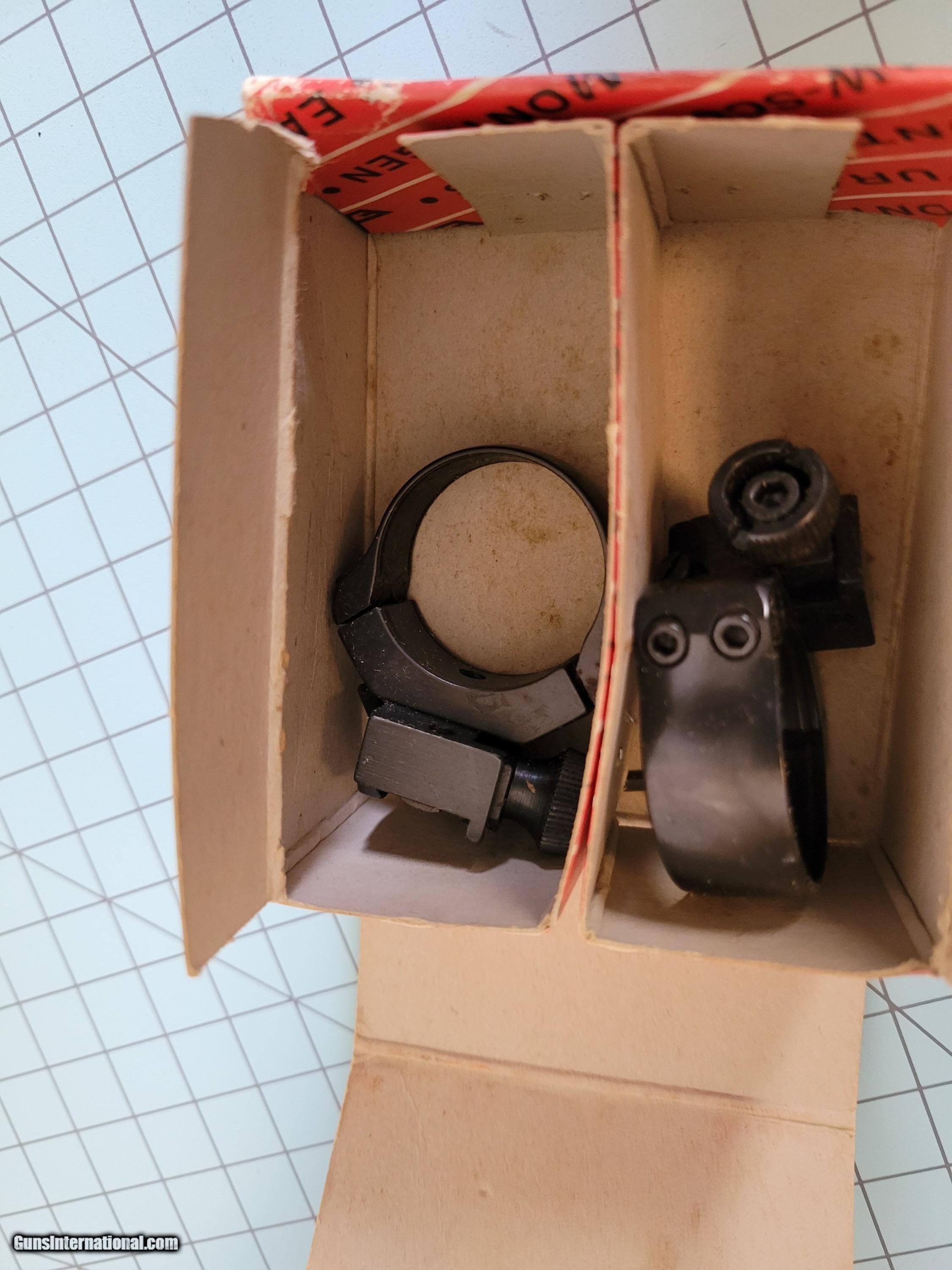 EAW scope rings marketed by Kahles, 30mm, for Ruger rifles