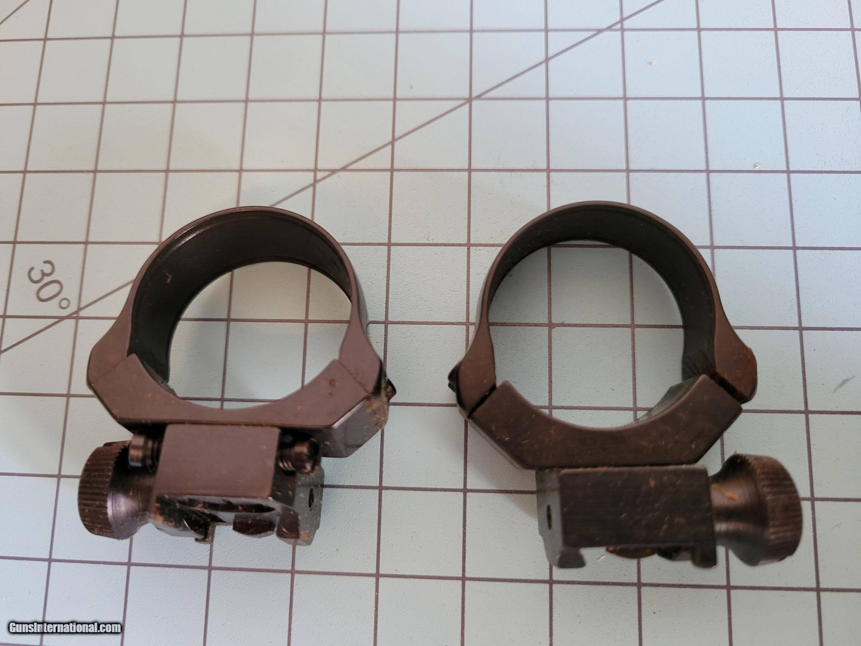 EAW scope rings marketed by Kahles, 30mm, for Ruger rifles