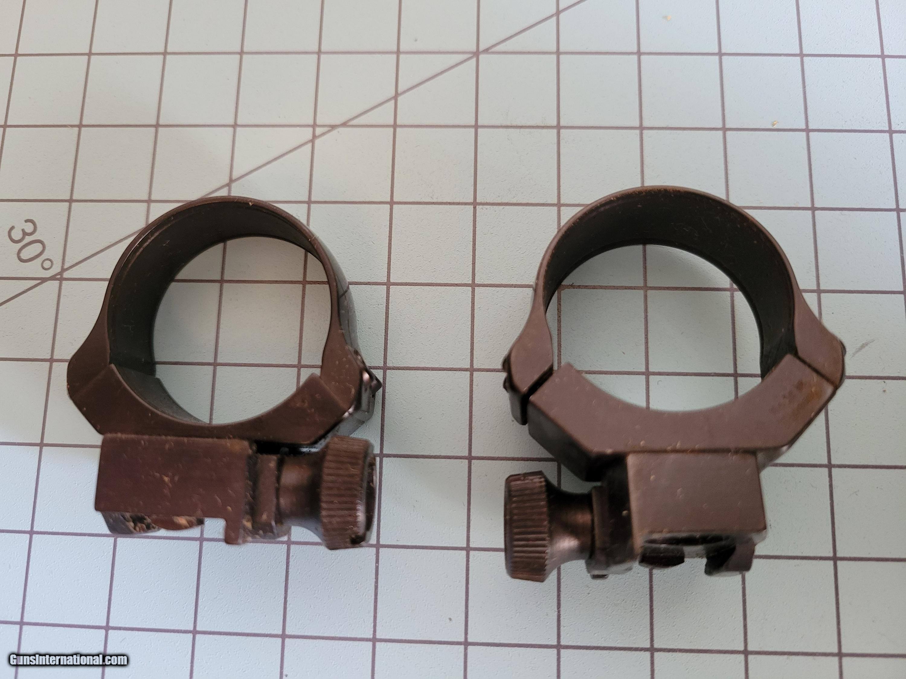 EAW scope rings marketed by Kahles, 30mm, for Ruger rifles