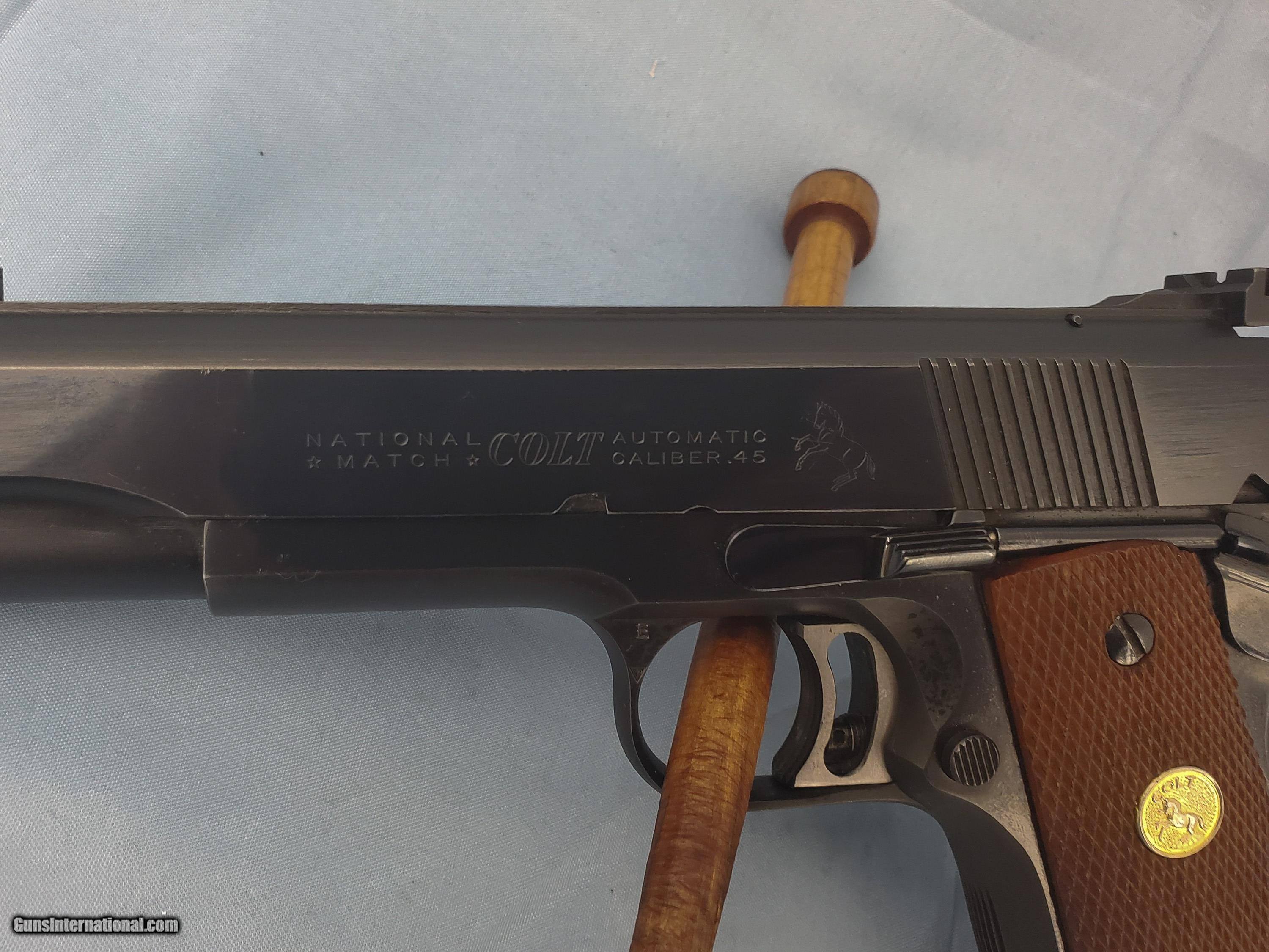 COLT 1911 NATIONAL MATCH 45 ACP