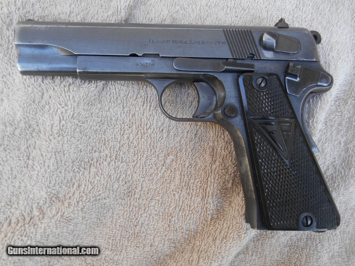 Radom VIS P.35(p.) Type 1 Pistol With Slot in Back Strap for Stock Mfg ...
