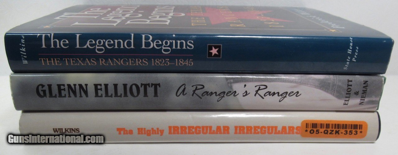 3 TEXAS RANGER BOOKS from COLLECTING TEXAS