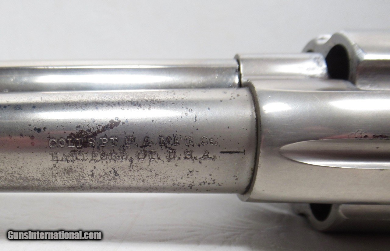RARE and HISTORIC COLT S.A.A. BISLEY MODEL from COLLECTING RARE and HISTORIC COLT S.A.A. BISLEY MODEL from COLLECTING