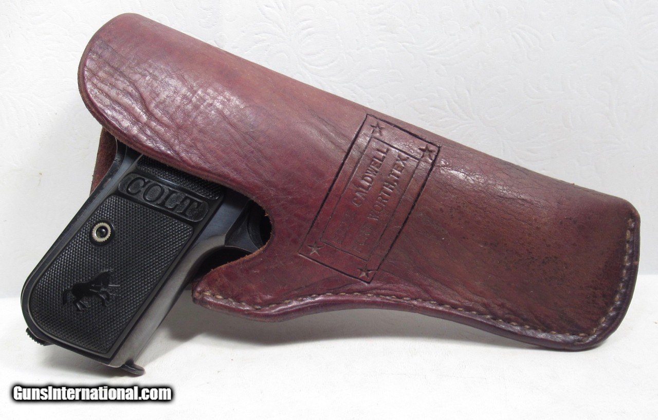 VERY SCARCE EDDIE CALDWELL – FORT WORTH, TEXAS MARKED HOLSTER from ...