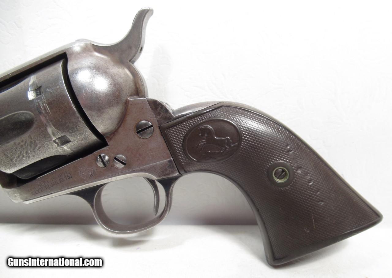 121 YEAR-OLD COLT SINGLE ACTION ARMY REVOLVER from COLLECTING TEXAS ...